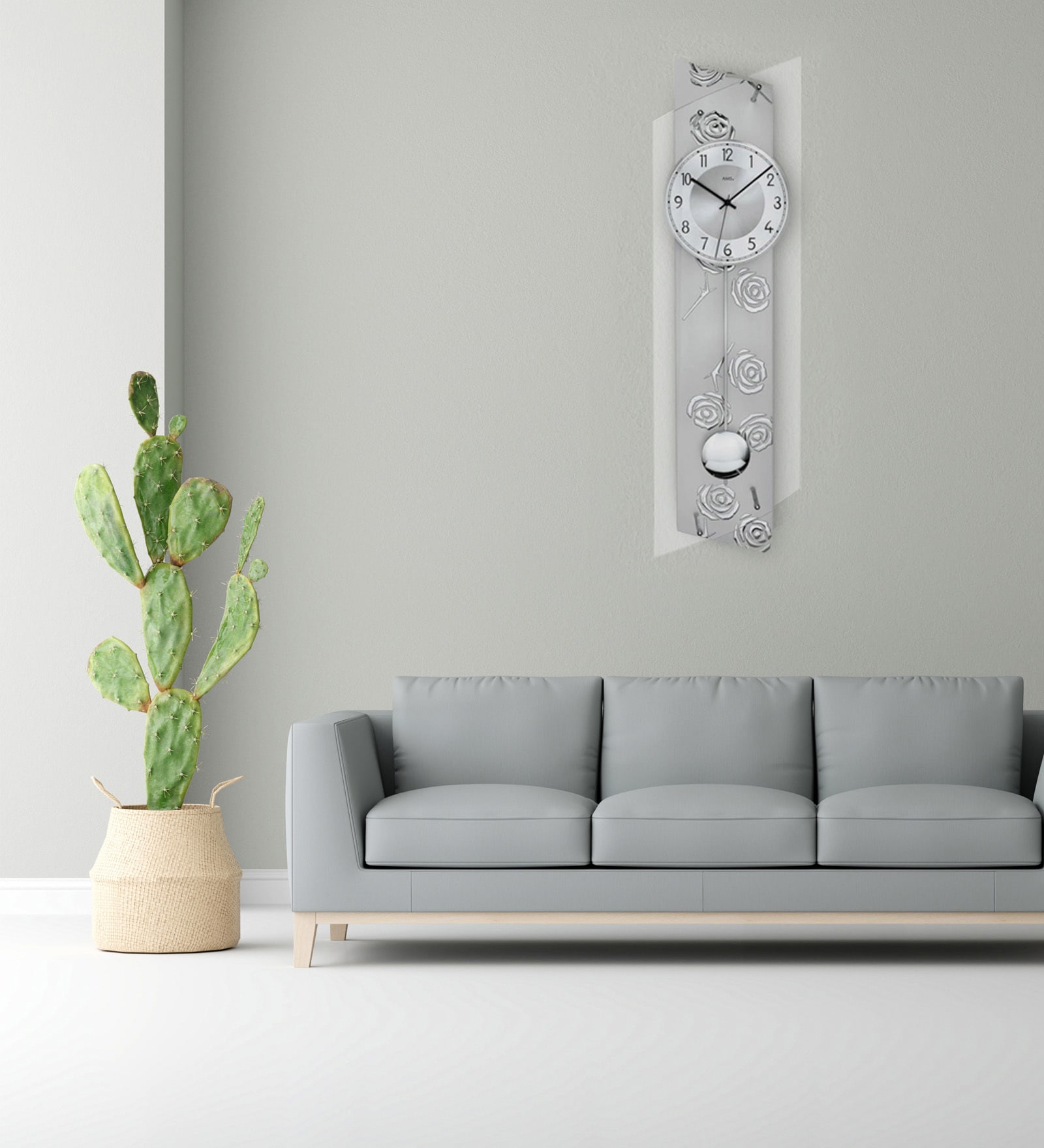 Buy Twilight Multicolour Glass Pendulum Wall Clock at 50% OFF by AMS ...