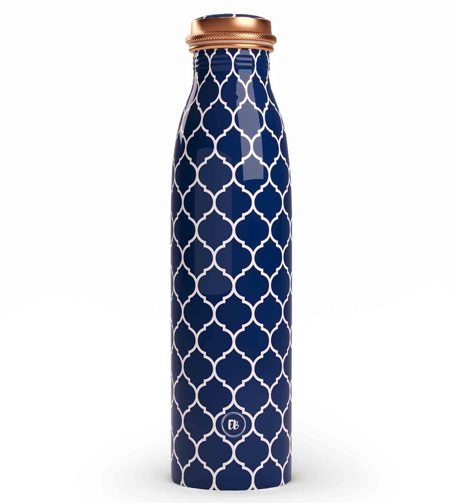 Buy Moroccan 950ml Pure Copper Copper Bottle at 20% OFF by Everything ...