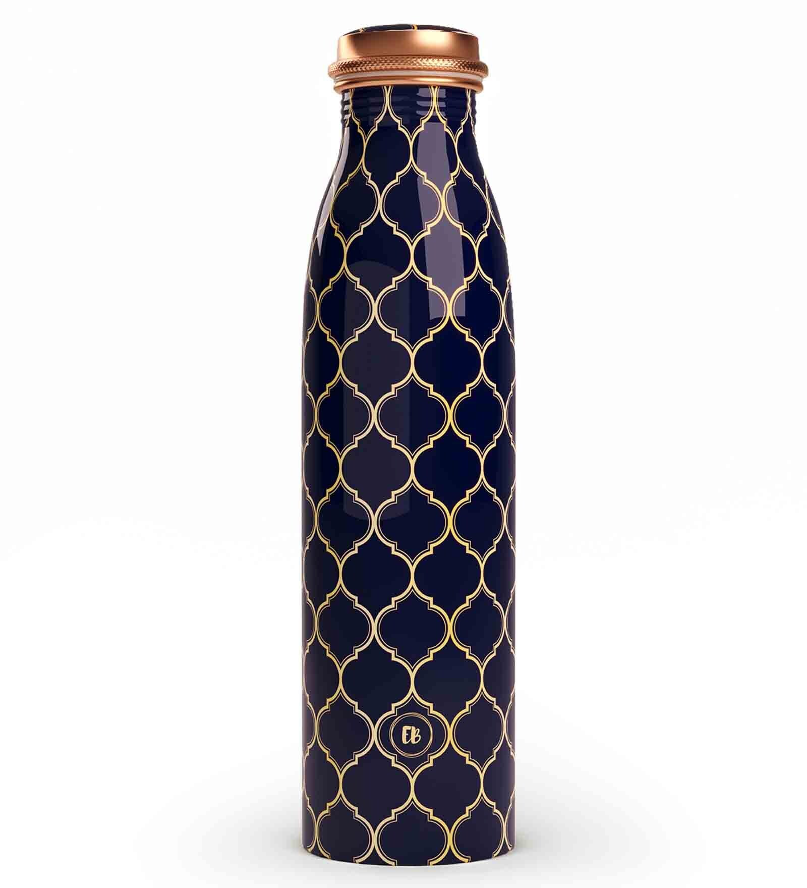 Buy Moroccan 950ml Pure Copper Copper Bottle at 20% OFF by Everything ...