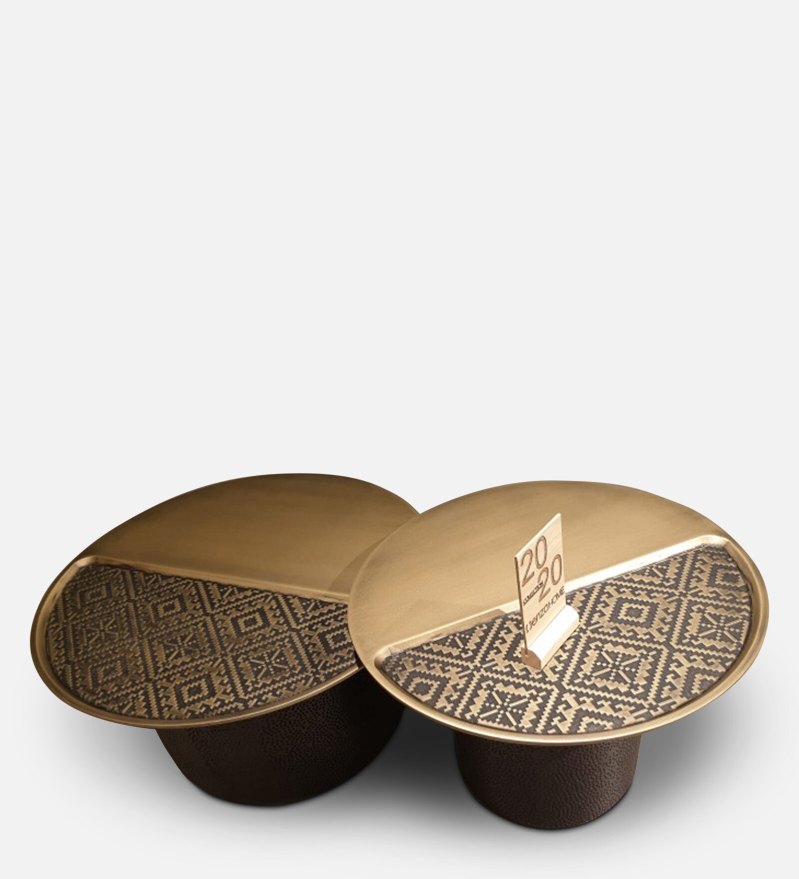 Buy Motif Coffee Table in Golden Combi Colour by Tarz I hayal Online ...