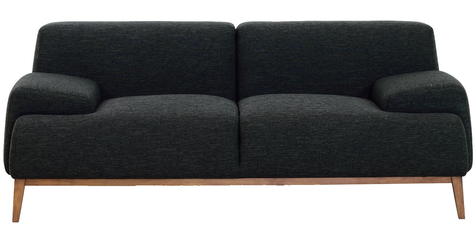 Buy Molina Two Seater Sofa in Carbon Black Colour by Casacraft Online ...