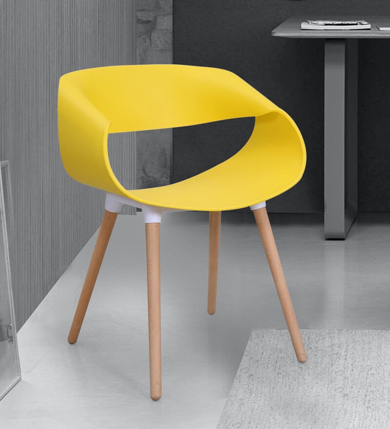 Buy Modern Iconic Chair in Yellow Colour By Finch Fox Online - DSW ...
