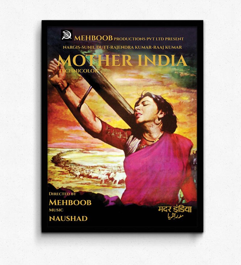 Buy Seven Rays Mother India Poster Online - Bollywood Posters - Posters ...