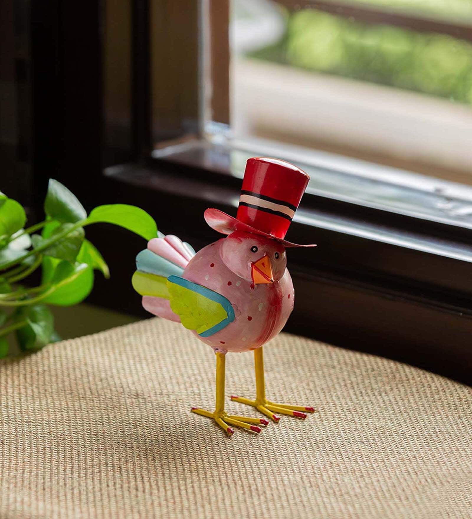 Buy Mrs. Sparrow Handpainted In Metal (7 Inches) Garden Figurine at 43% ...