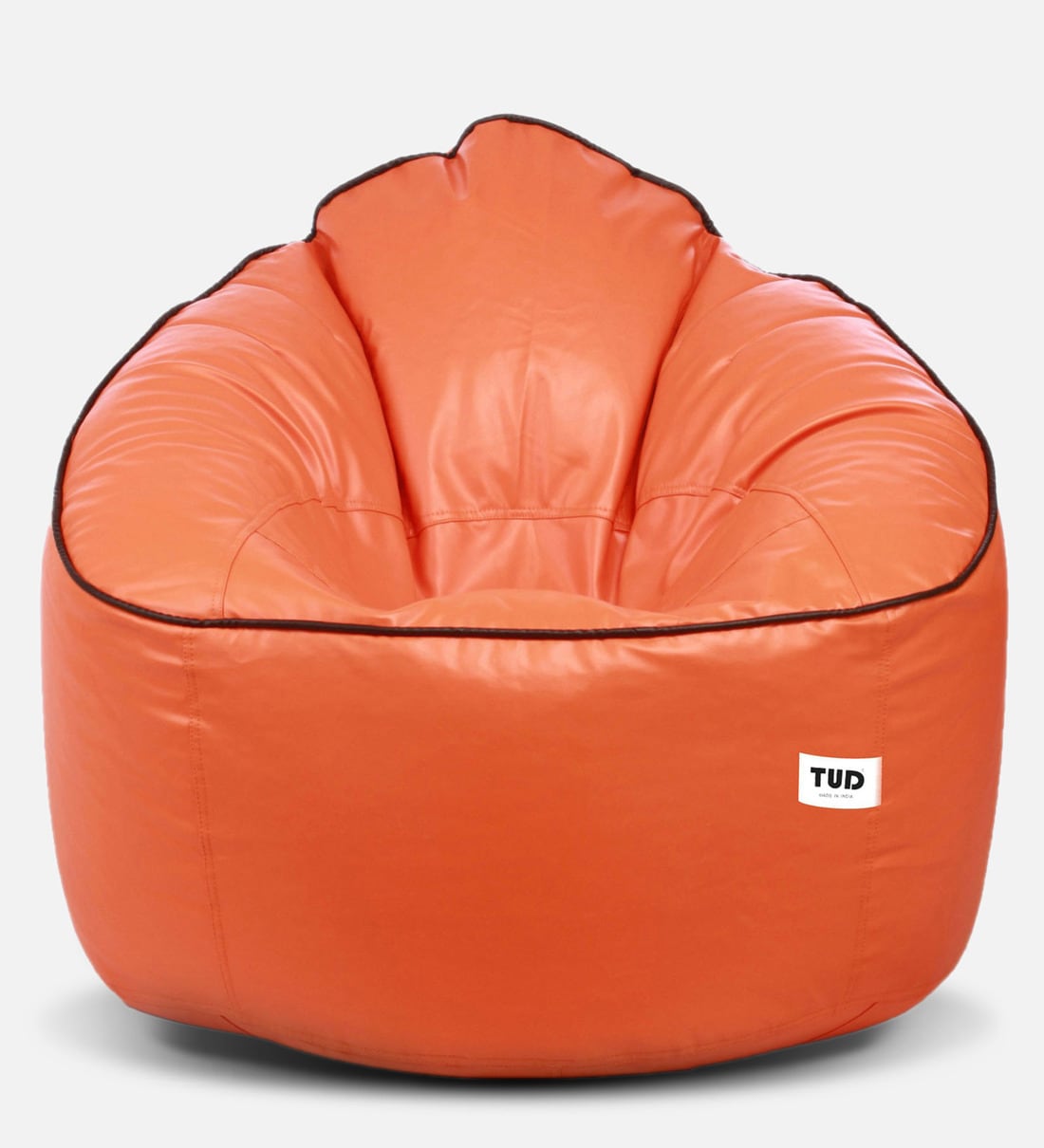 Buy Muddha XXXL Sofa Bean Bag Cover in Orange Colour With Navy Blue ...