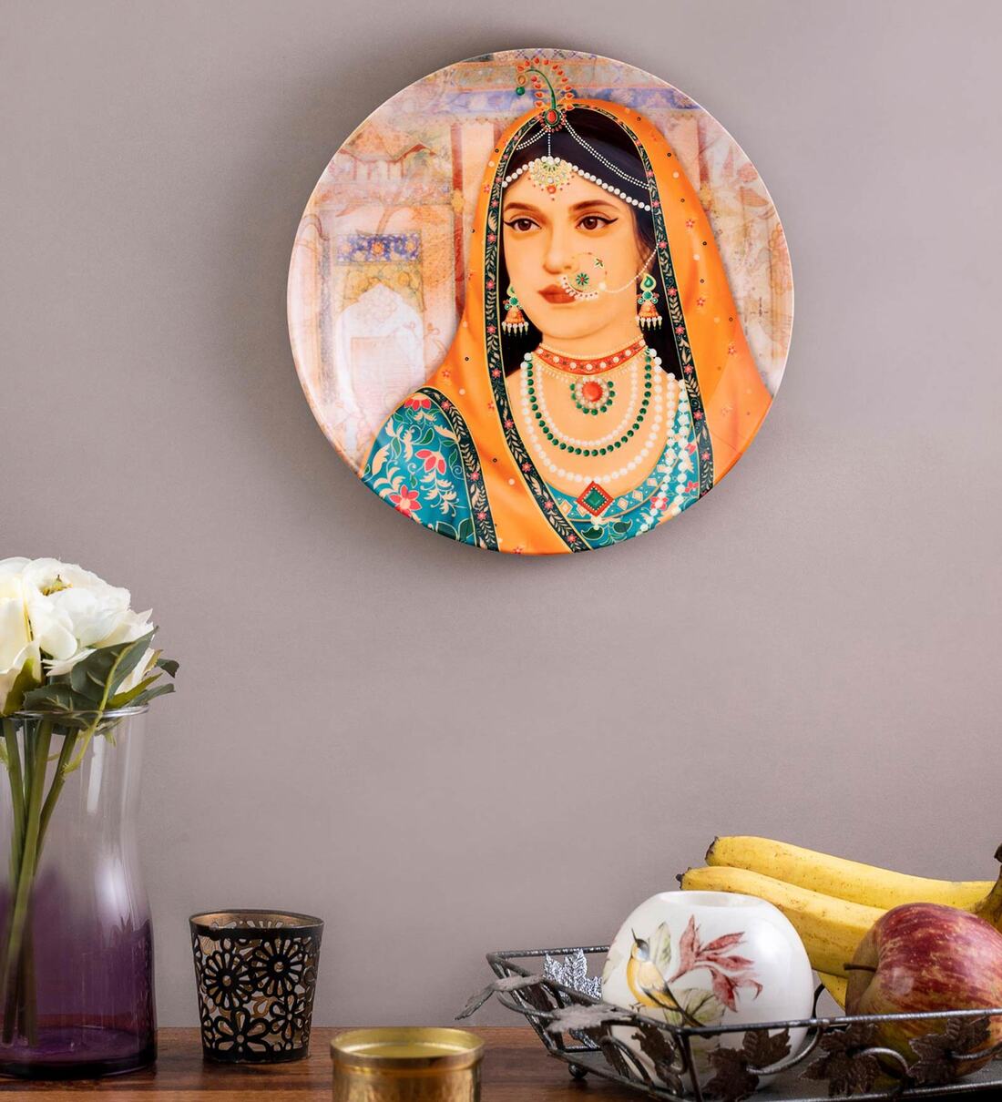 Buy Mughal Queen Mumtaz Decorative Wall Plates By Kolorobia at 23% OFF ...
