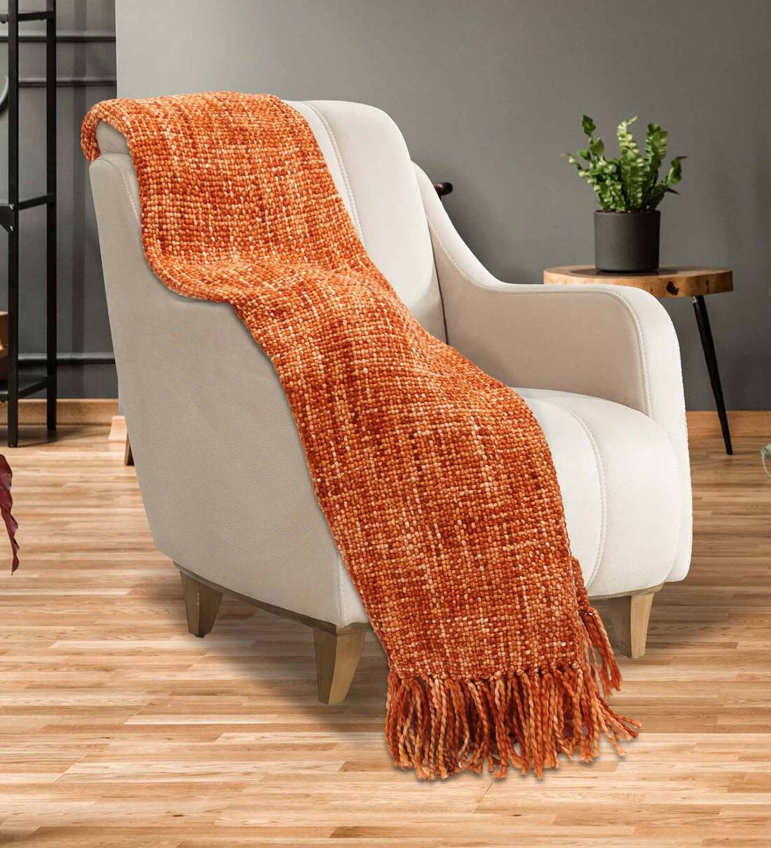 Buy Brown Acrylic 67x51 Inches Premium Throw by Young Arc at 19% OFF by ...