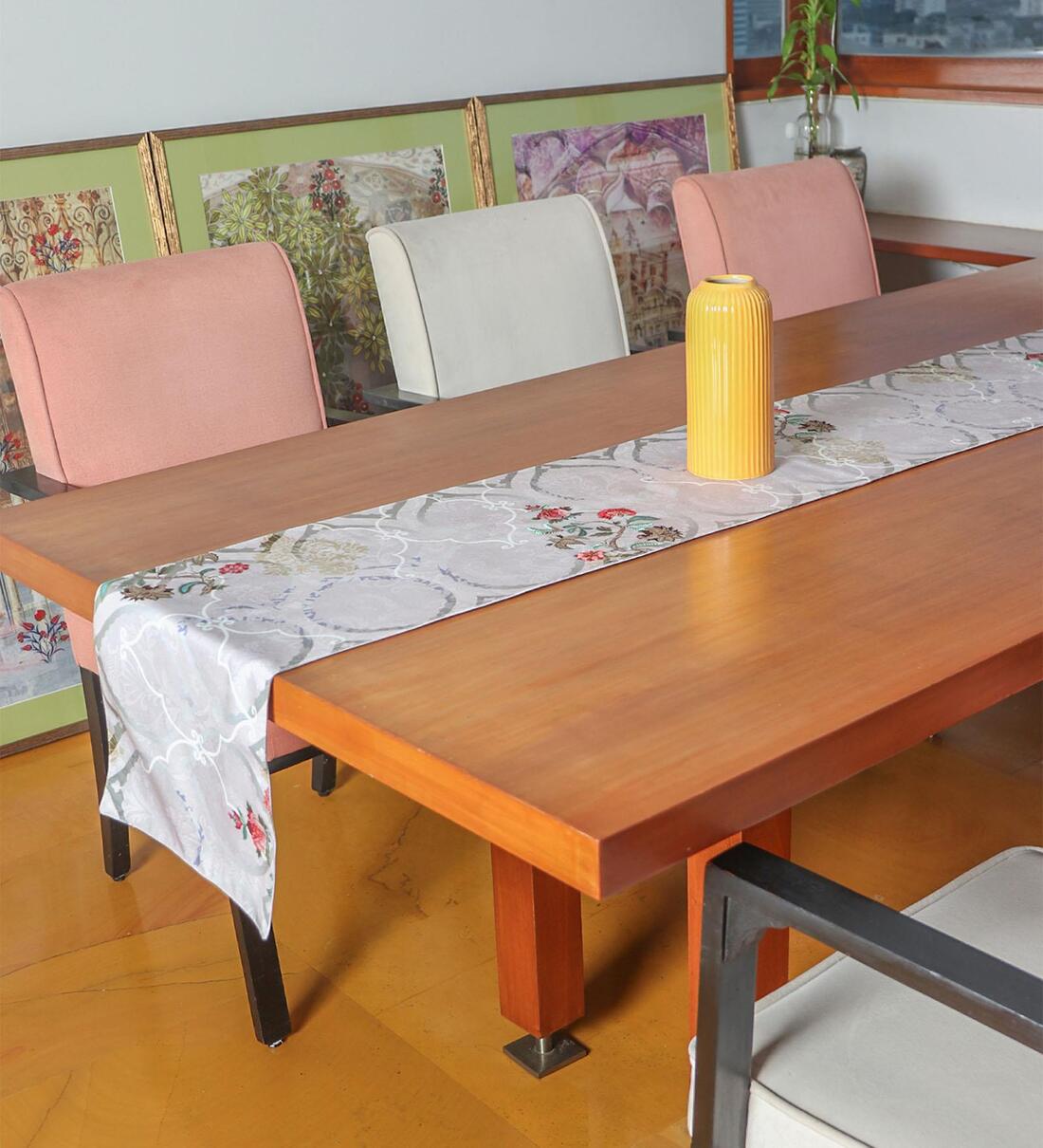 Buy Multi Floral Poly Canvas (12 x 84 ) Table Runner at 5% OFF by Zeba ...