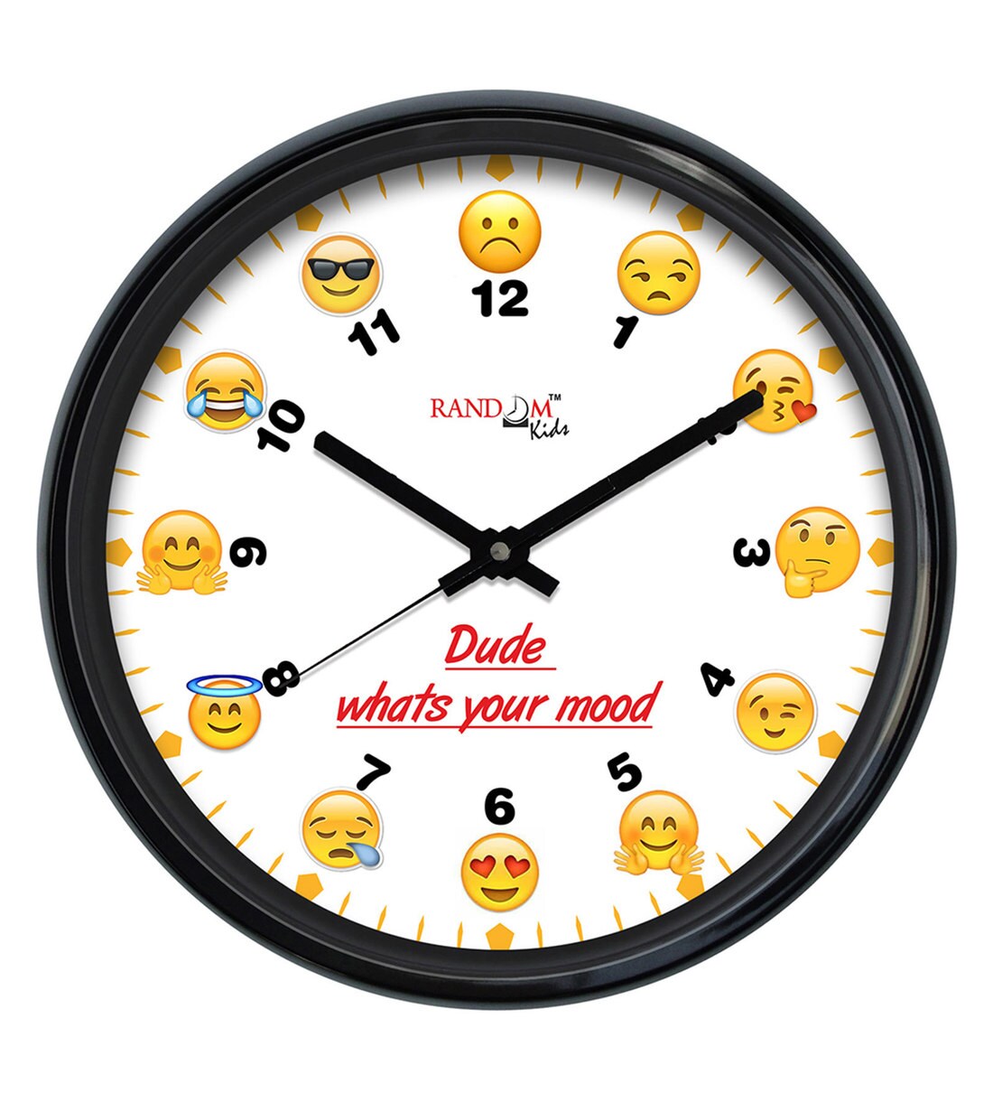 Buy Multicolor Plastic Happy Dude Kids Clock by Random Online - Kids ...