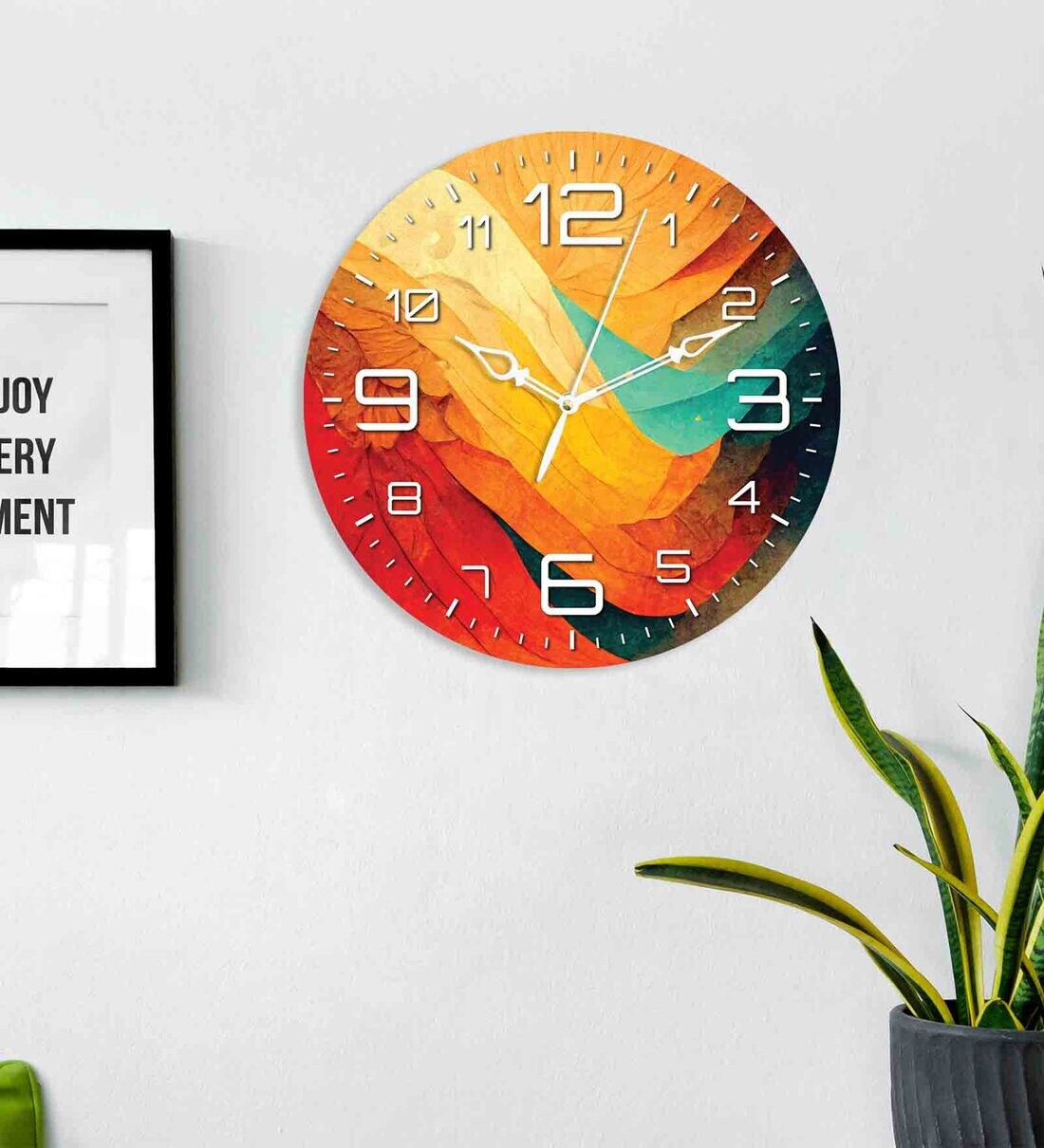 Buy Multicolored Acrylic Wall Clock at 17% OFF by The Next Decor ...