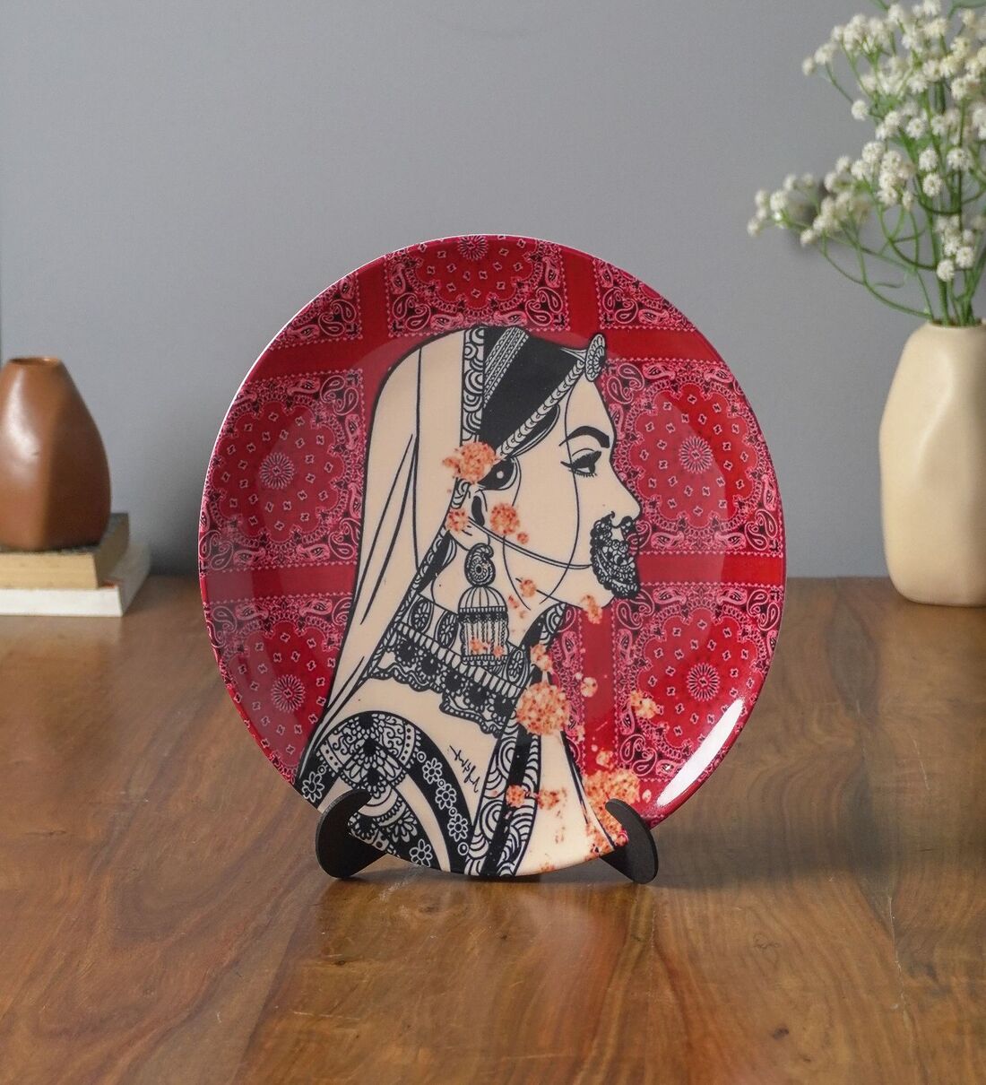 Buy Multicolour Ceramic Decorative Wall Plate by The Decor Mart at 72% ...