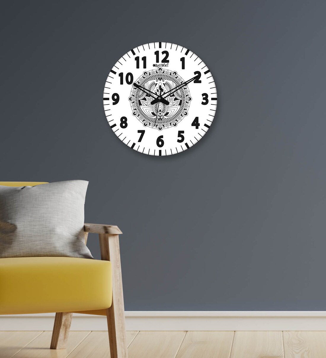 Buy Nova White Engineered Wood Wall Clock at 60% OFF by Olive Tree | Pepperfry