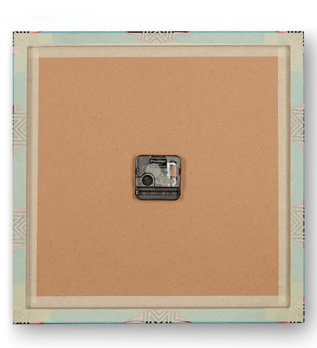 Buy Multicolour MDF Framed Analog Wall Clock with 2 Wooden Panel by SEJ ...