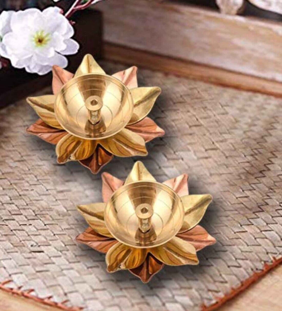 Buy Multicolour Metal Diya by CraftVatika at 35% OFF by CraftVatika ...