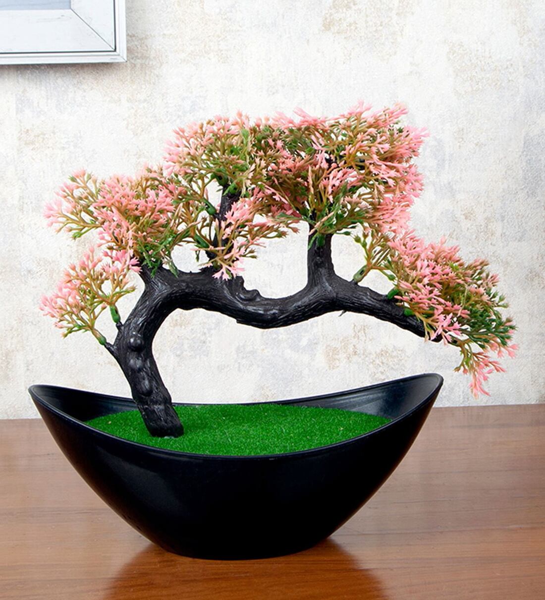 Buy Multicolour Plastic & Polyester Artificial Plant With Pot at 54% ...