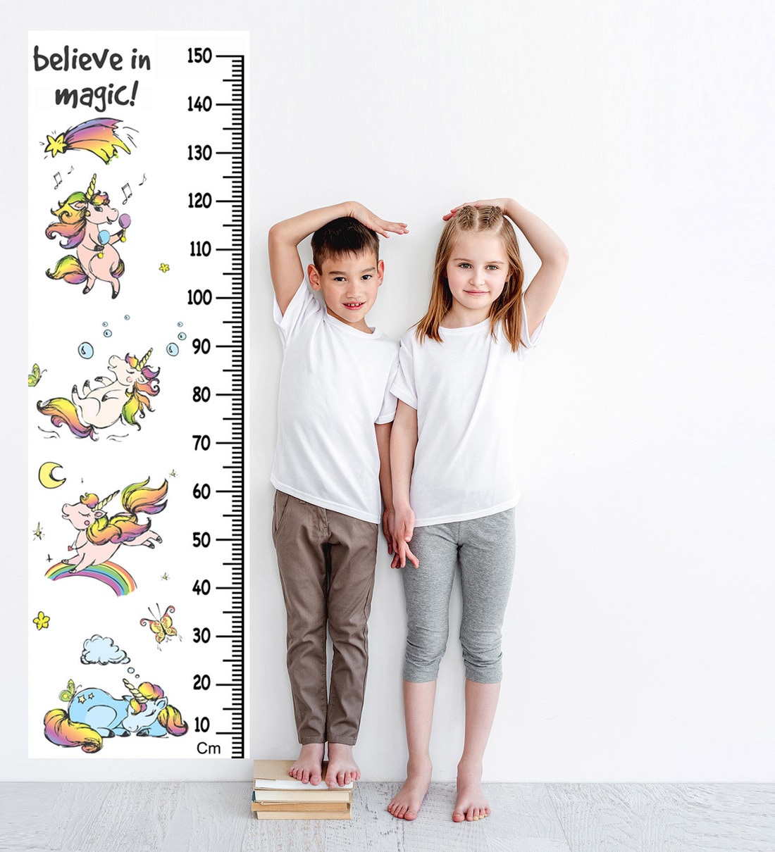 Buy Believe In Magic Multicolour Vinyl Height Chart at 15% OFF by Wens ...