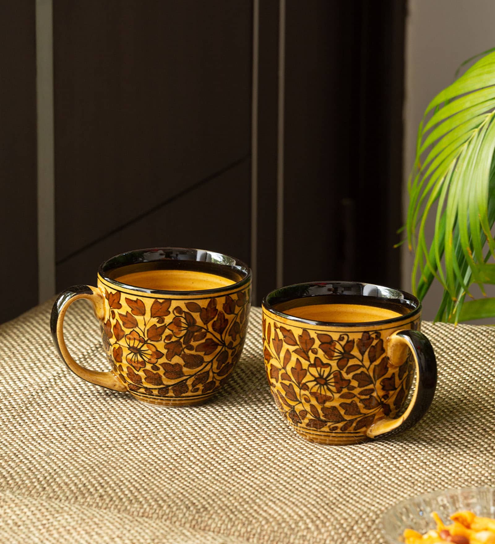 Buy Mughal Floral 280ml Multicolour Ceramic (Set of 6) Coffee Mugs at 47% OFF by ExclusiveLane ...