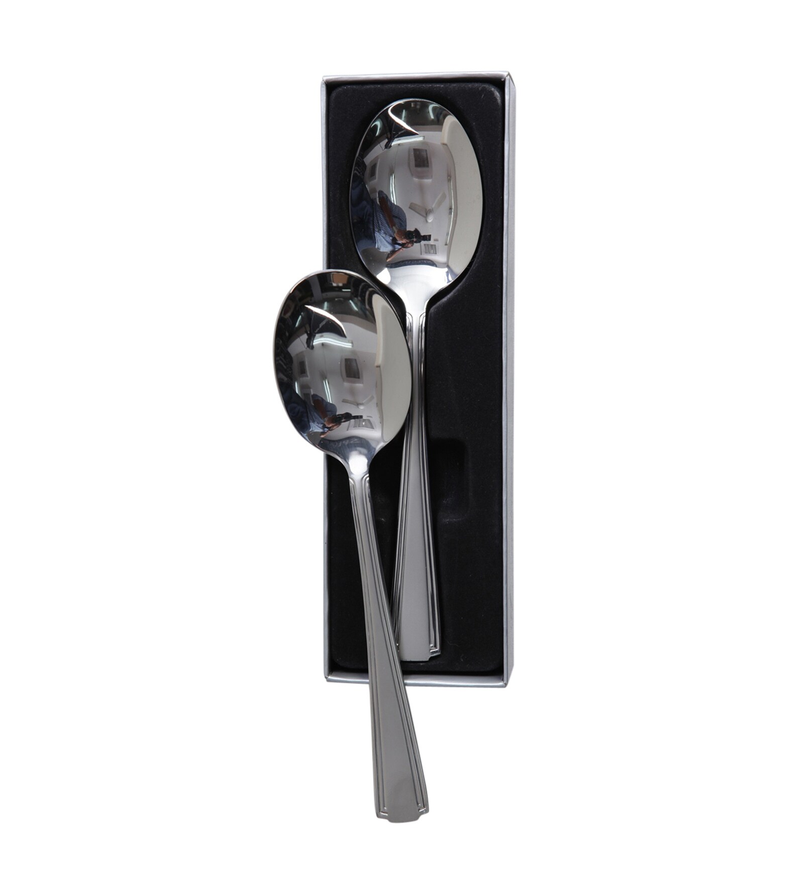 Buy Stainless Steel Serigo Serving Spoons Set of 2 by Mullich Online ...