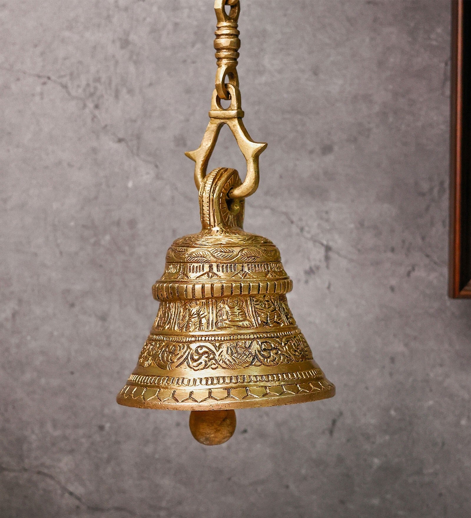 Buy Brass Dashavtara Temple Hanging Bell at 39% OFF by The Advitya ...