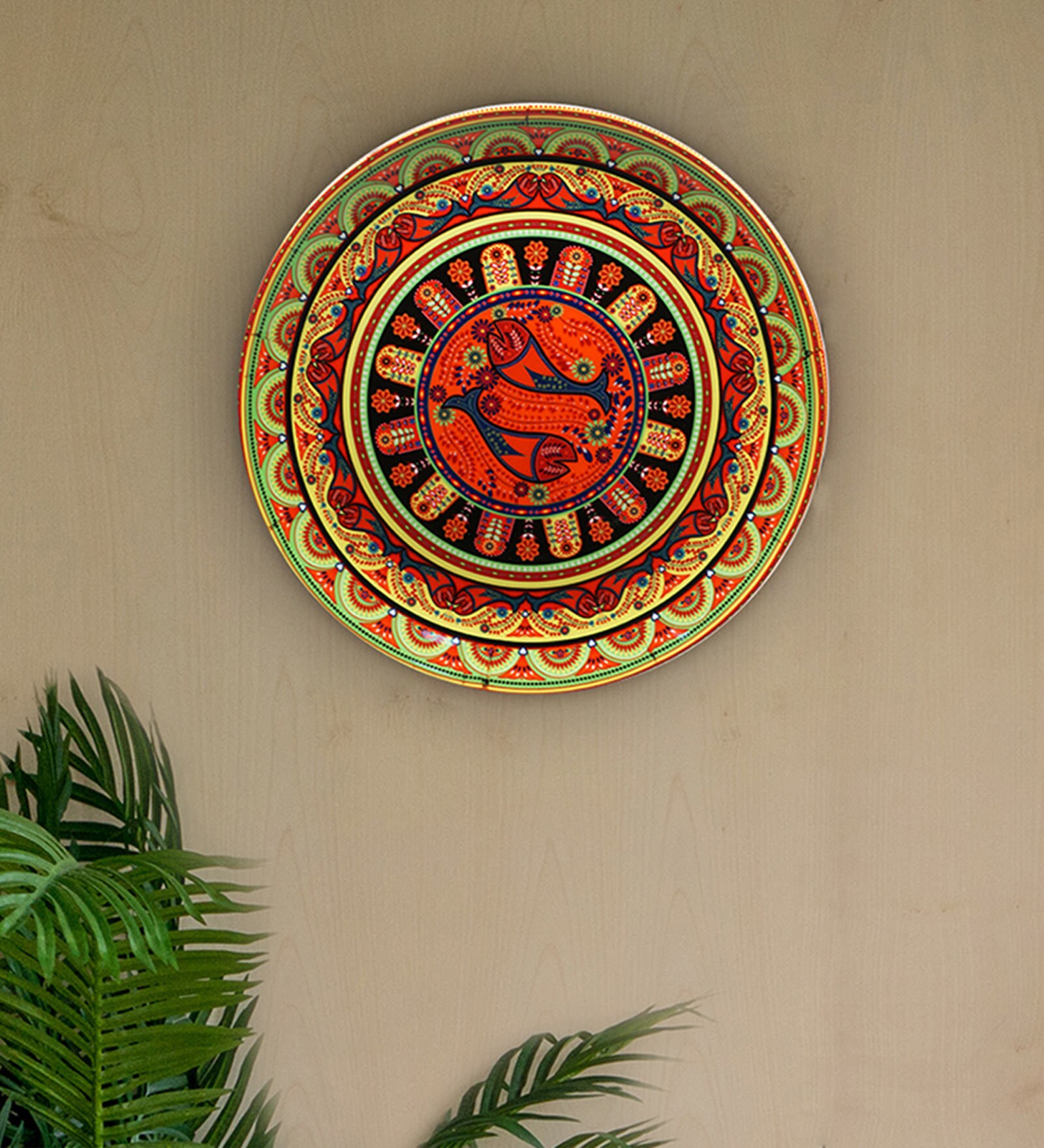 Buy Multicolor Ceramic Truck Art Decorative Wall Plate By Kolorobia ...