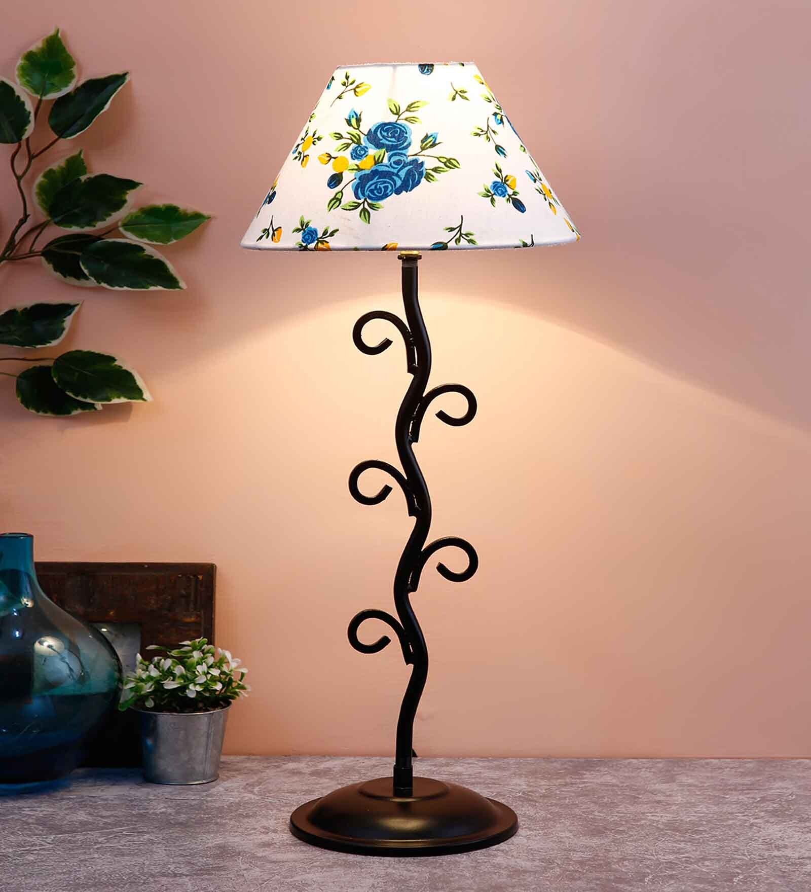 Buy Multicolor Cotton Abstract Table lamp at 22% OFF by New Era | Pepperfry
