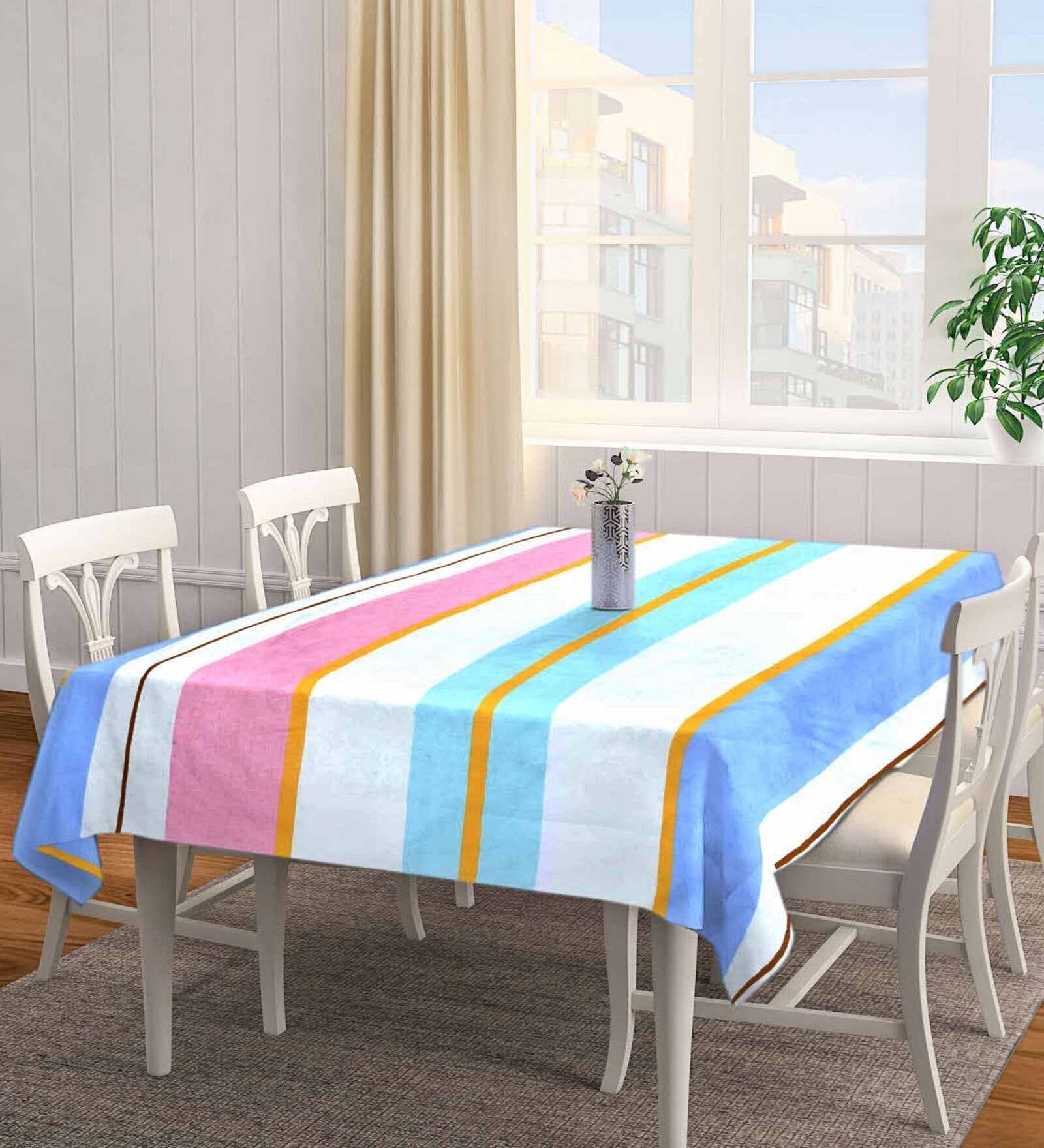 Buy Otto (90x60) Multicolor Cotton Blend Table Cloth at 70% OFF by ...