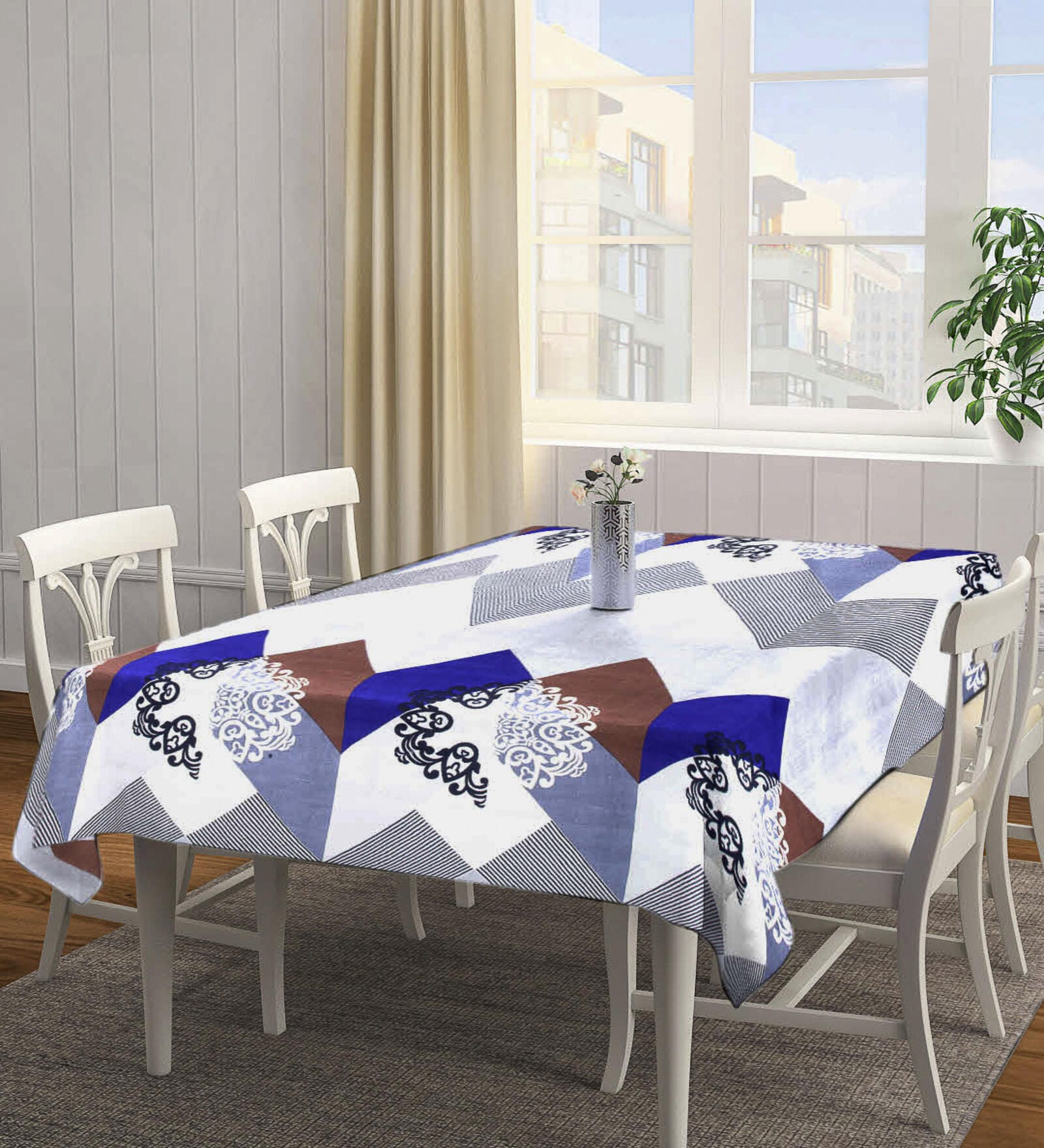 Buy Luna (90x60) Multicolor Cotton Blend Table Cloth at 70% OFF by ...