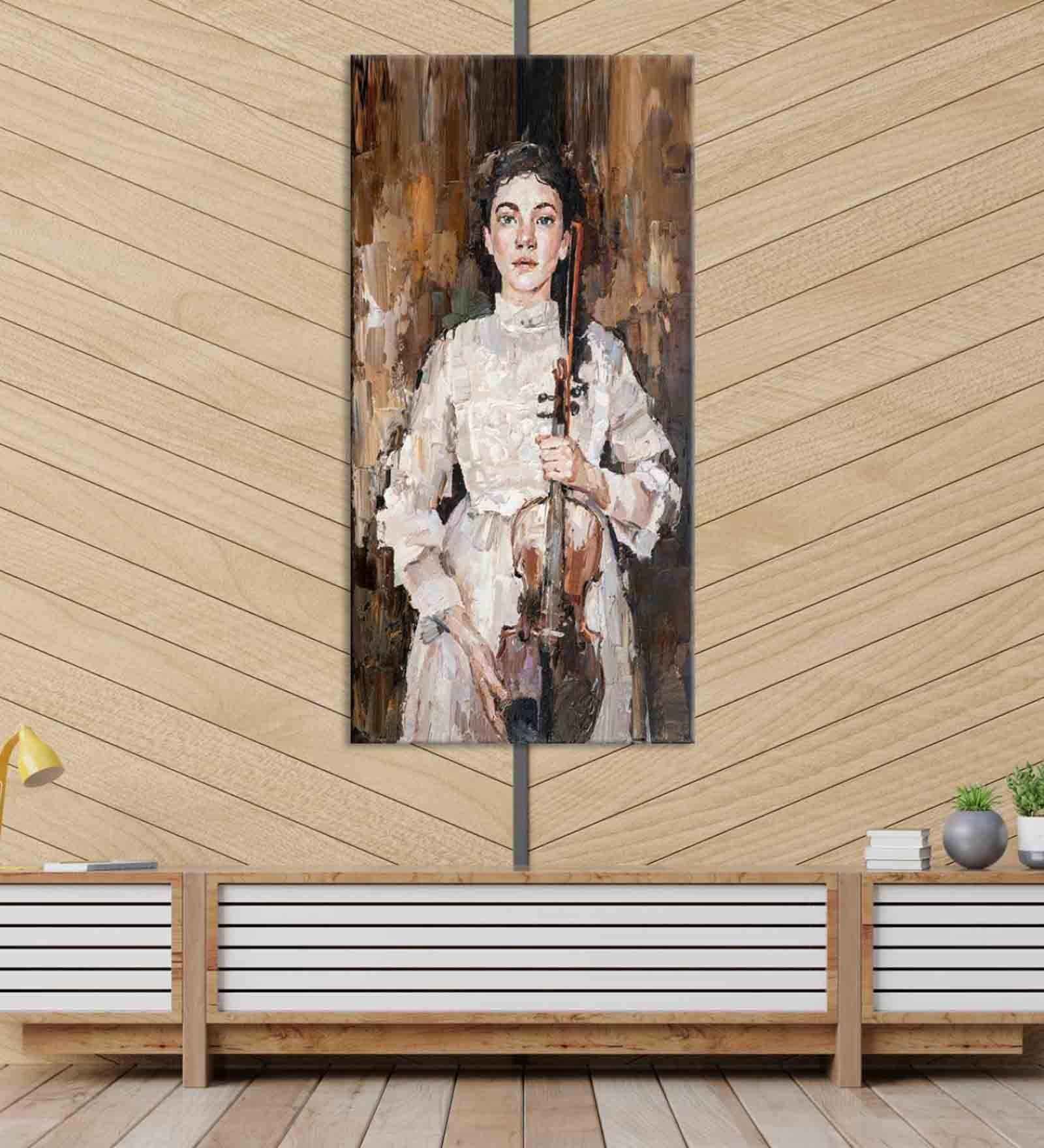 Buy True Form Multicolor Canvas Framed People and Places Art Print at ...