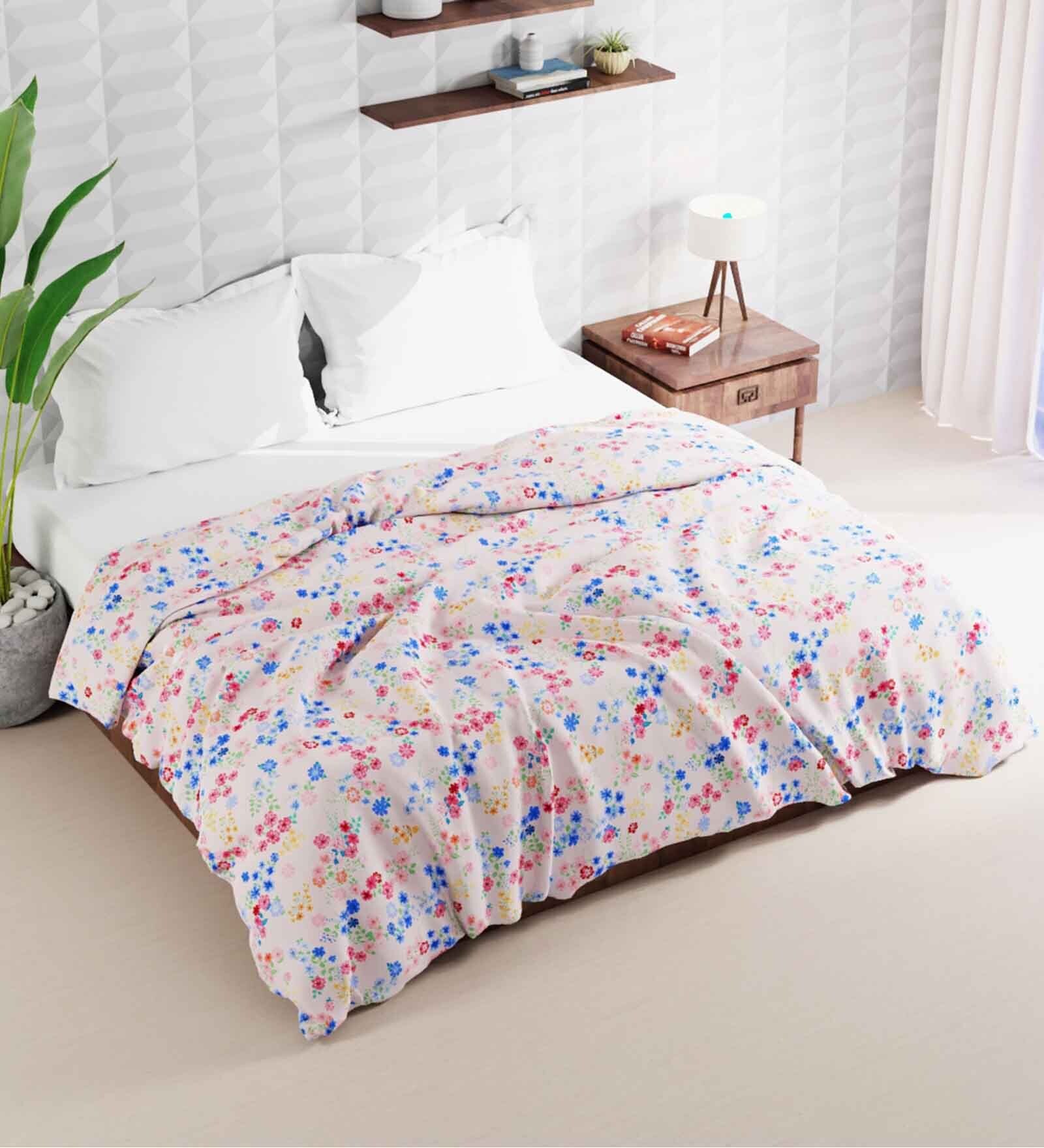 Buy Multicolor Polyester 150 Mild Winter Double Bed Comforter by BIANCA ...