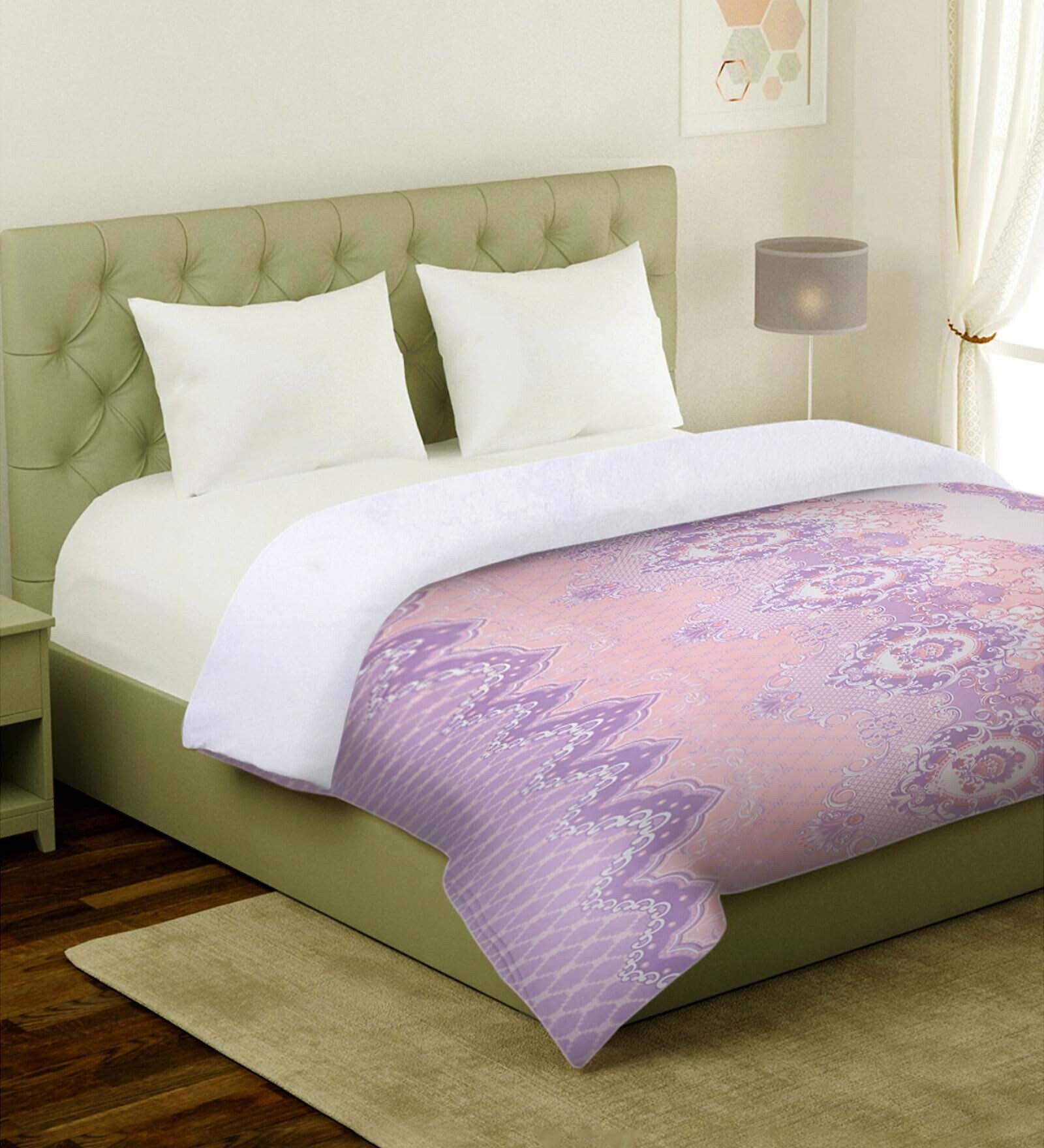 Buy Multicolor Wool Abstract 350 GSM Double Bed Comforter by Klotthe at ...