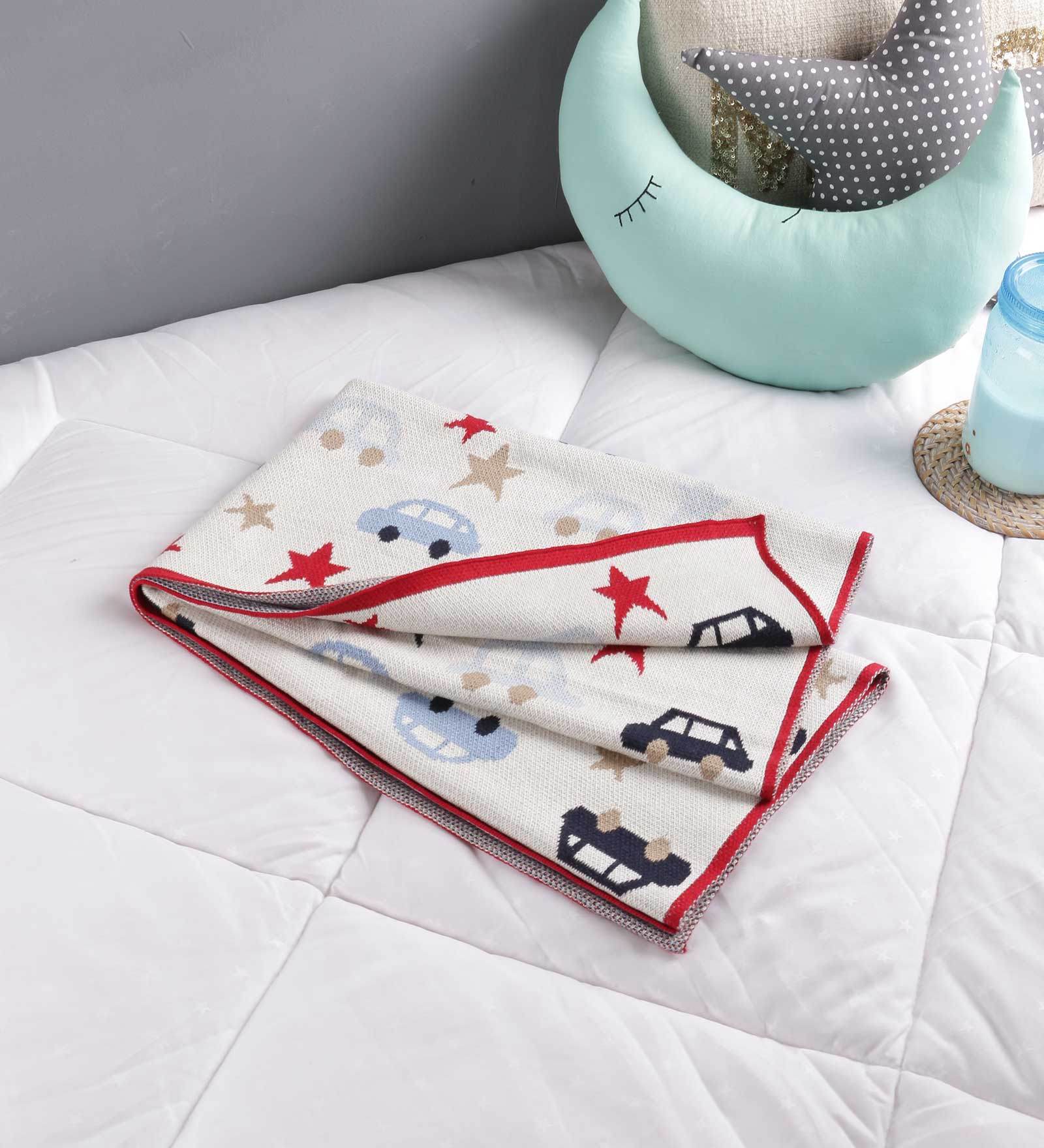 Buy Multicolour 100% Cotton 30 X 40 Inch Kids Blanket By Pluchi at 100% ...