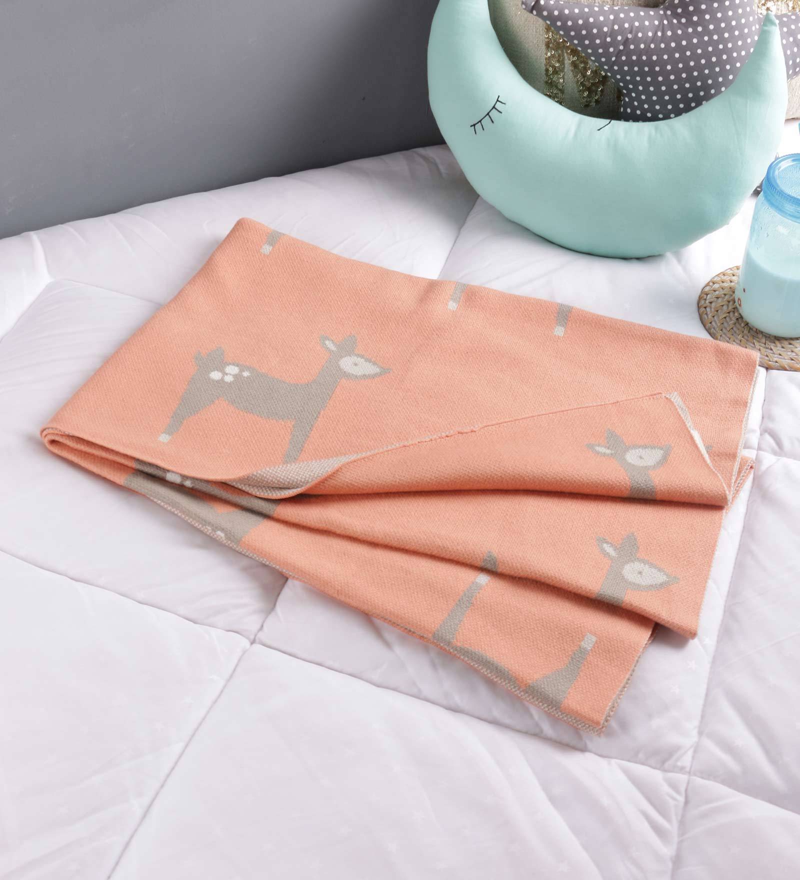 Buy Multicolour 100% Cotton 39 X 47 Inch Kids Blanket By Pluchi at 100% ...