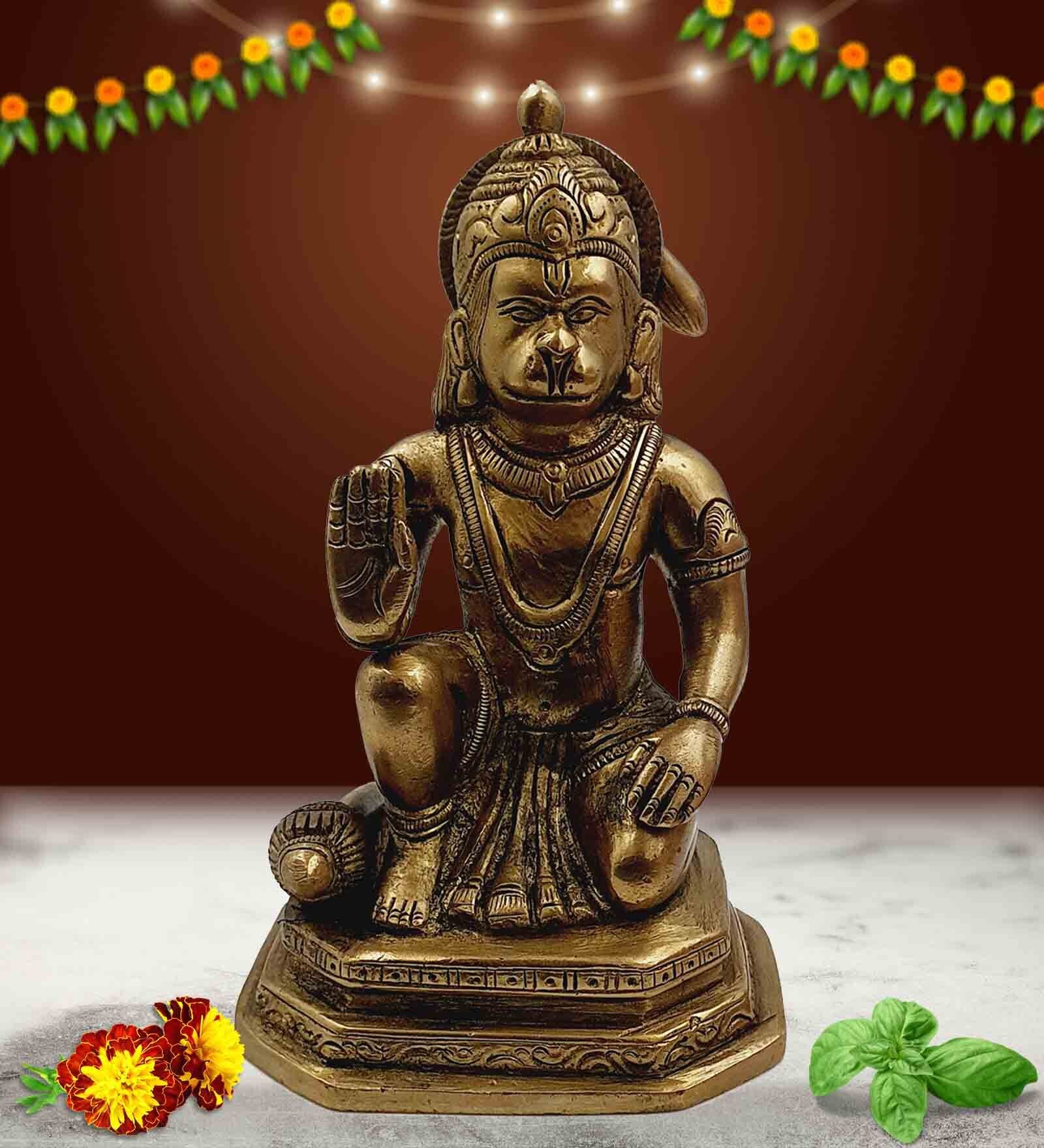 Buy Multicolour Brass Hanuman Religious Idol By FCS at 56% OFF by FCS ...