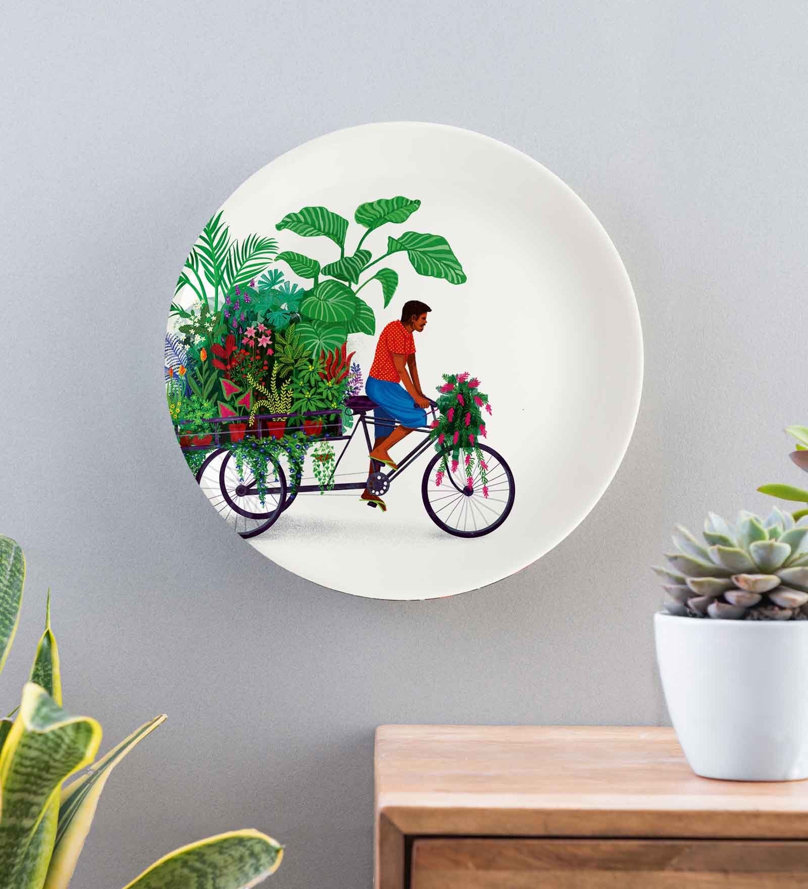 Buy Multicolour Ceramic Ritz Decorative Wall Plate at 25% OFF by The ...
