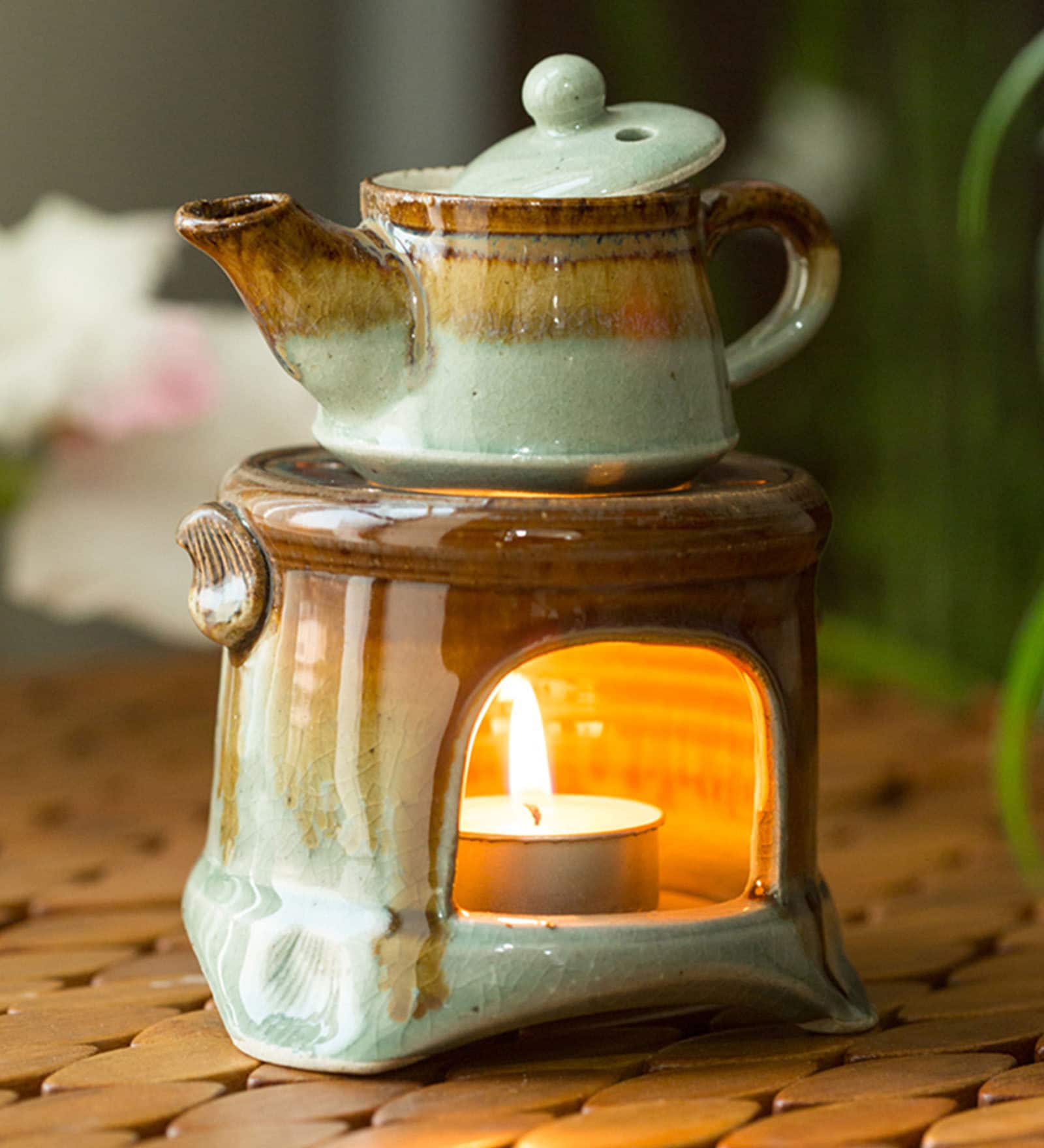 Buy Fired Clay Ceramic Burner at 34% OFF by ExclusiveLane | Pepperfry