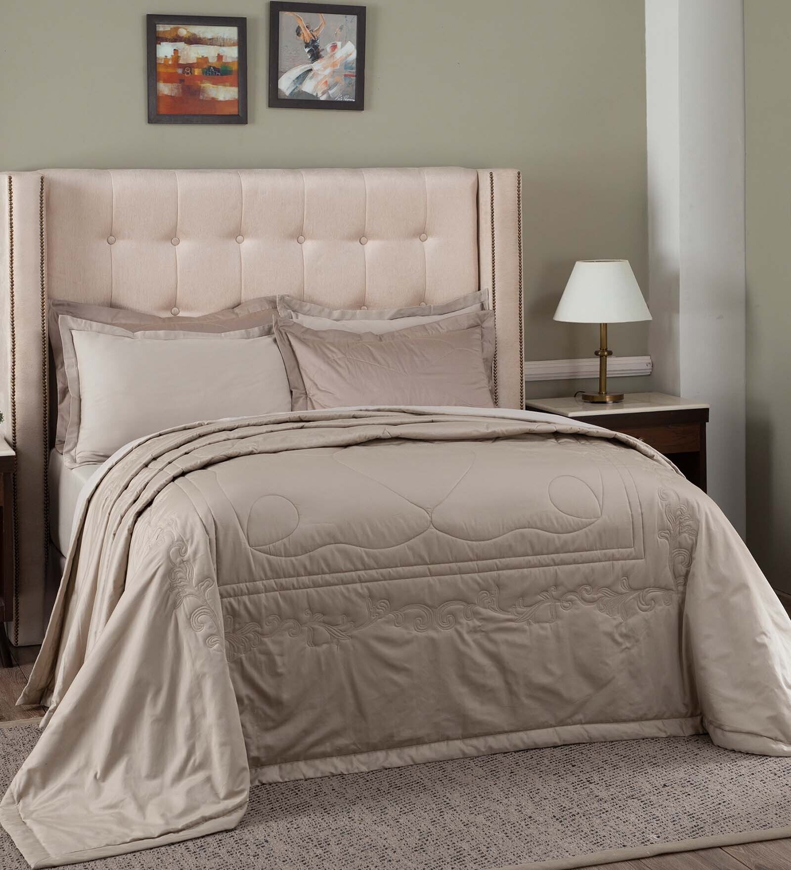 Buy Multicolour Cotton 100 GSM AC Room Quilted 1 Double Bed Comforter ...