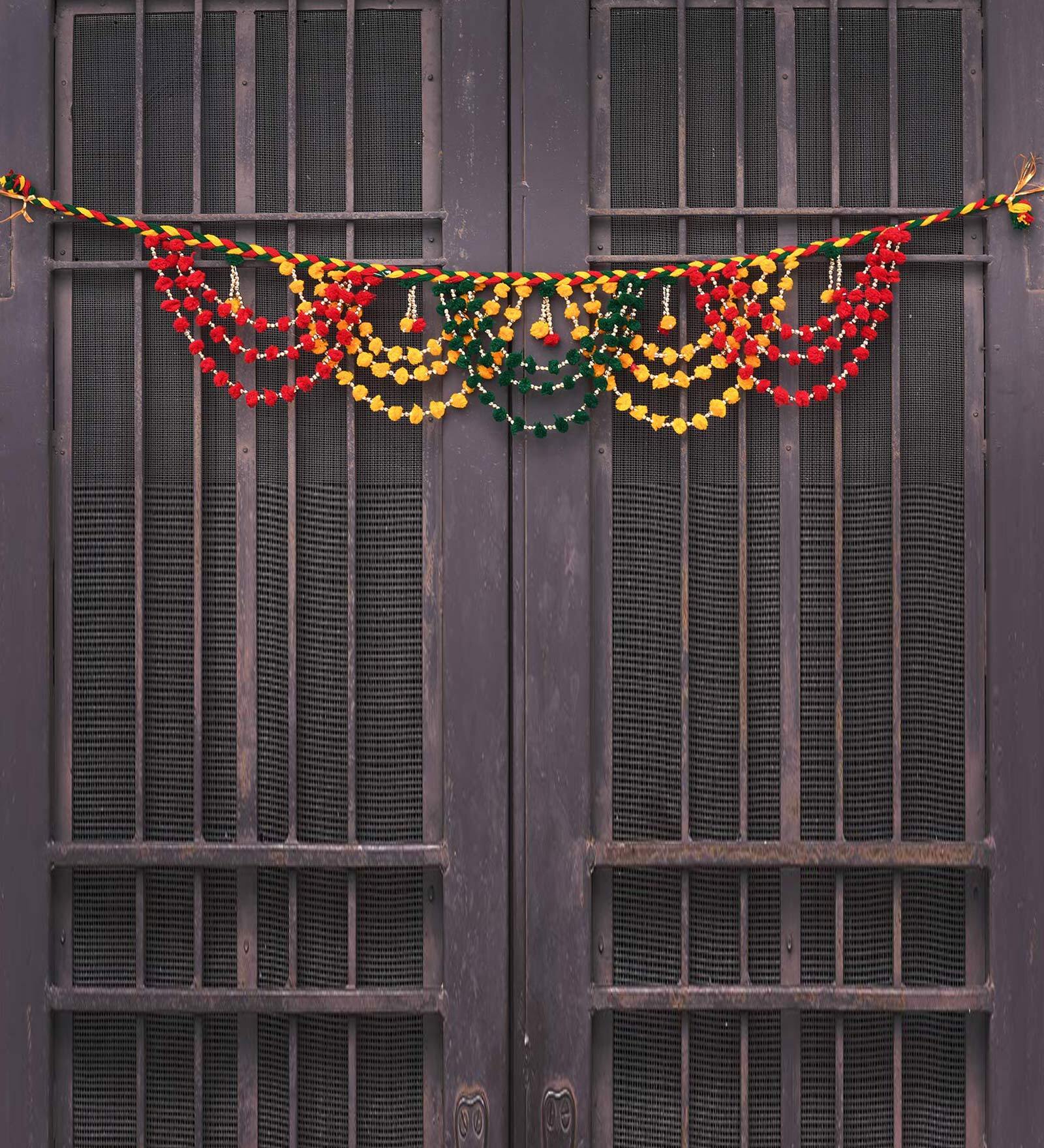 Buy Multicolour Cotton Toran by CraftVatika at 33% OFF by CraftVatika ...