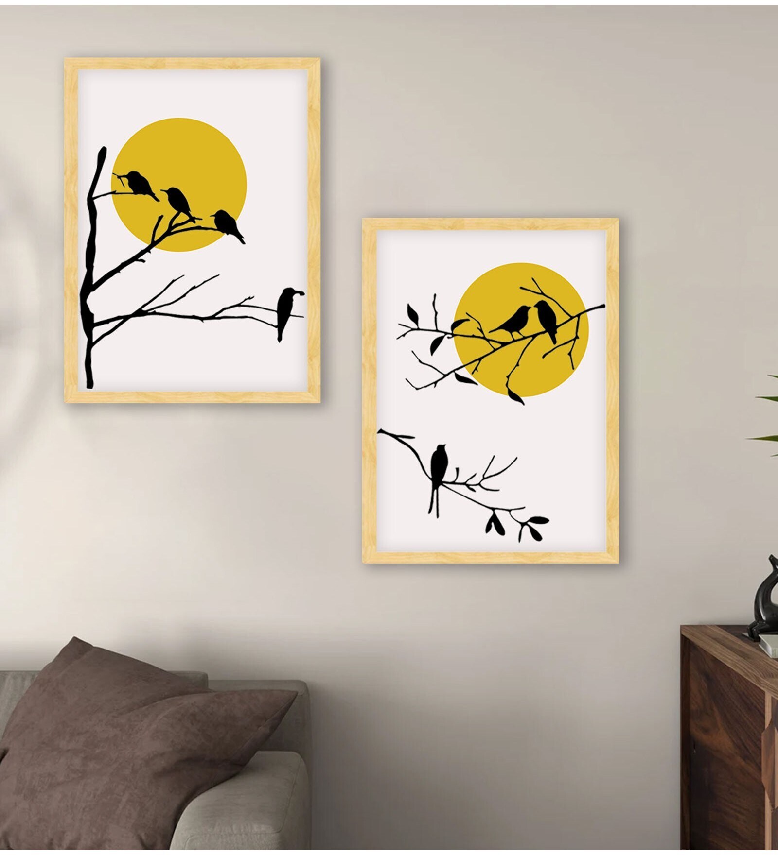 Buy Multicolour Engineered Wood (Set of 2) Art Panels at 80% OFF by Art ...