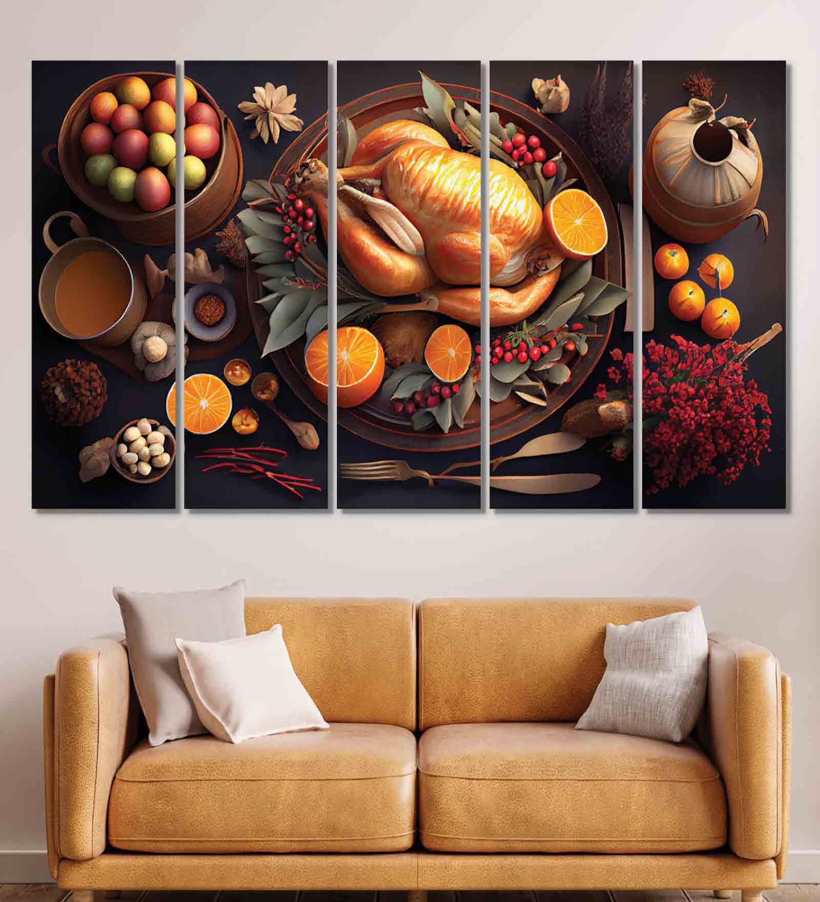 Buy Multicolour Engineered Wood (Set of 5) Framed Art Panels at 13% OFF ...