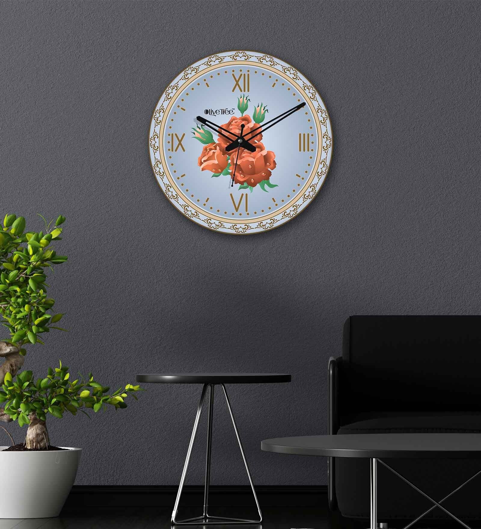 Buy Athens Multicolour Engineered Wood Wall Clock at 32% OFF by Olive ...