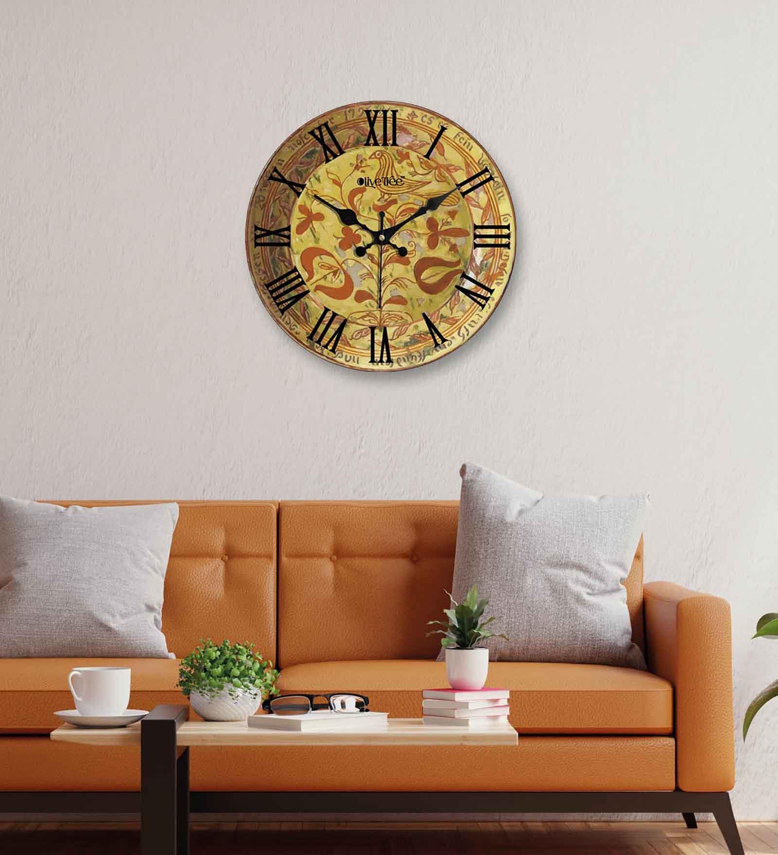 Buy Bangor Multicolour Engineered Wood Wall Clock at 22% OFF by Olive ...