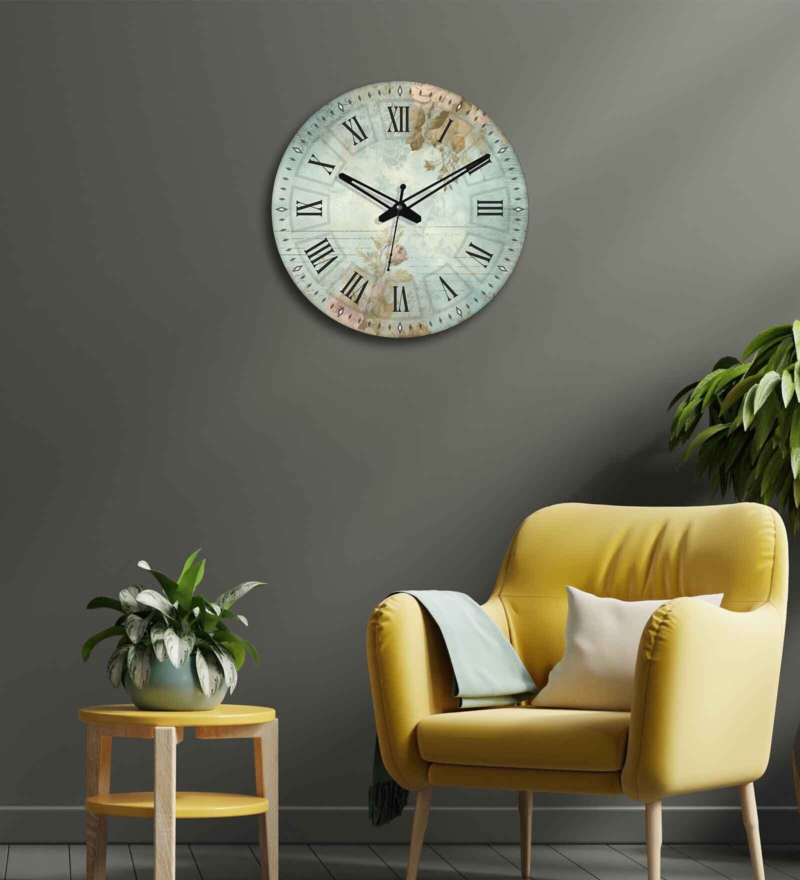 Buy Valencia Multicolour Engineered Wood Wall Clock at 60% OFF by Olive ...