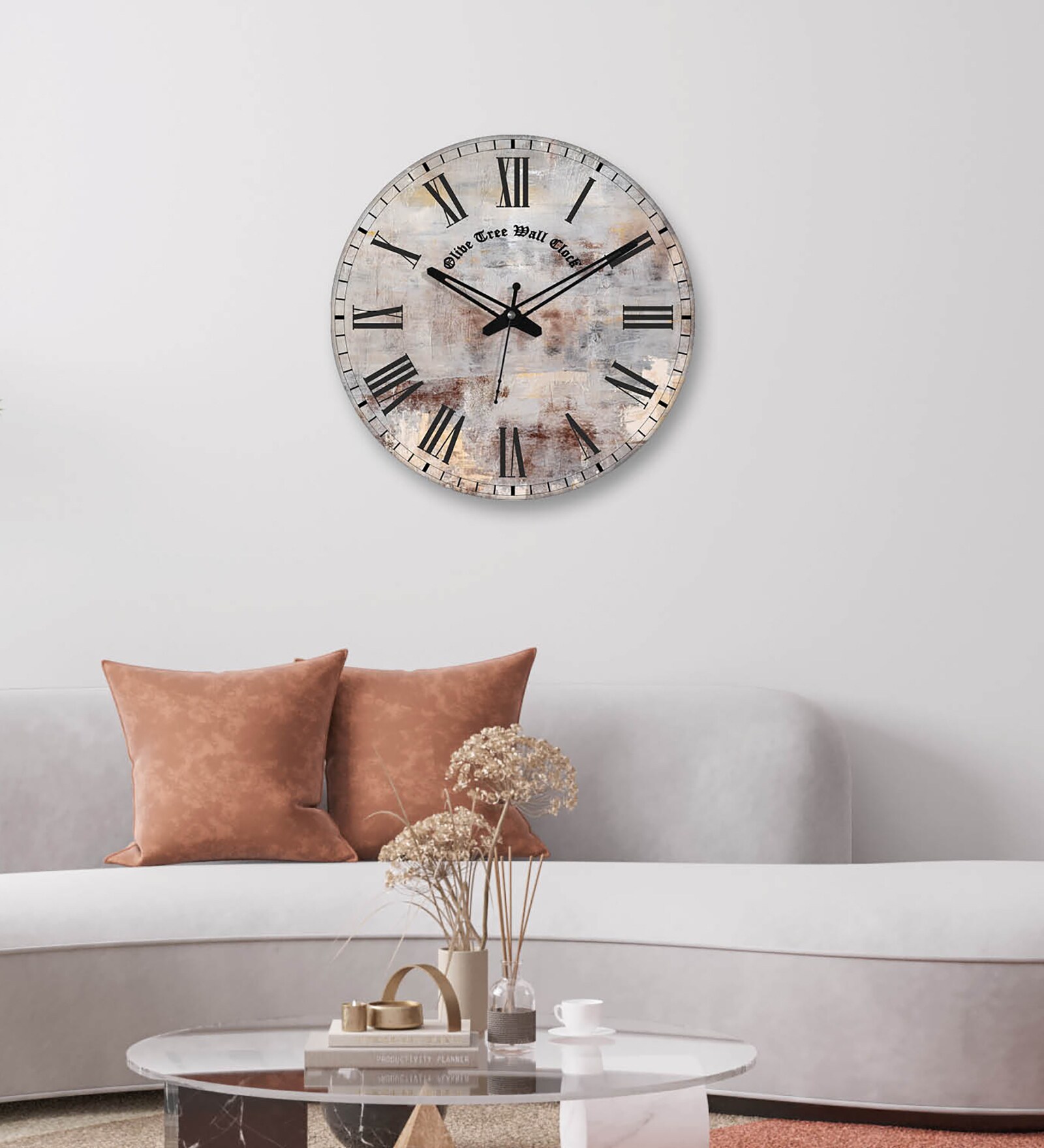 Buy Malta Multicolour Engineered Wood Wall Clock at 22% OFF by Olive ...