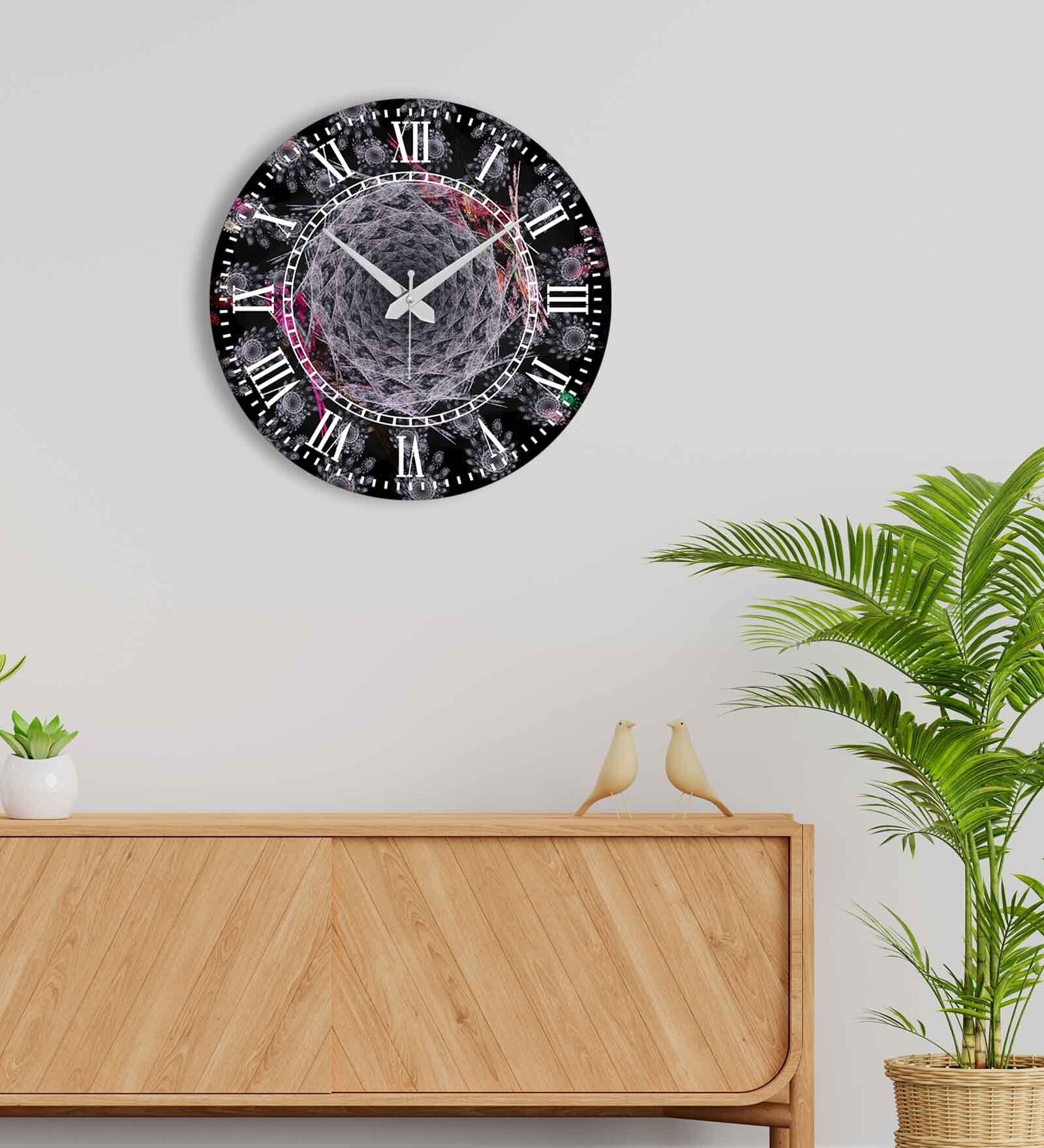 Buy Billie Multicolour Engineered Wood Wall Clock at 22% OFF by Olive ...