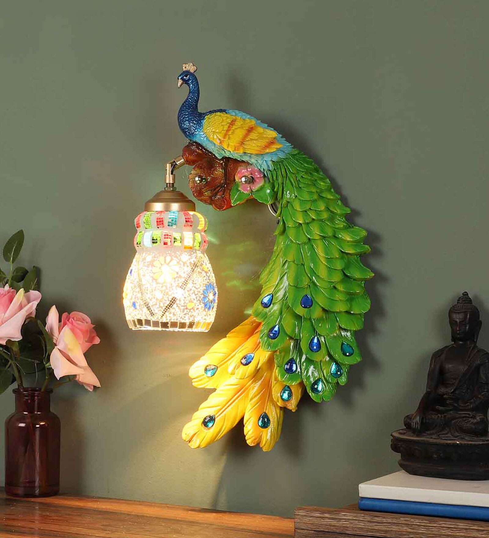 Buy Multicolour Fiber Wall Light at 41% OFF by Eliante by Jainsons ...