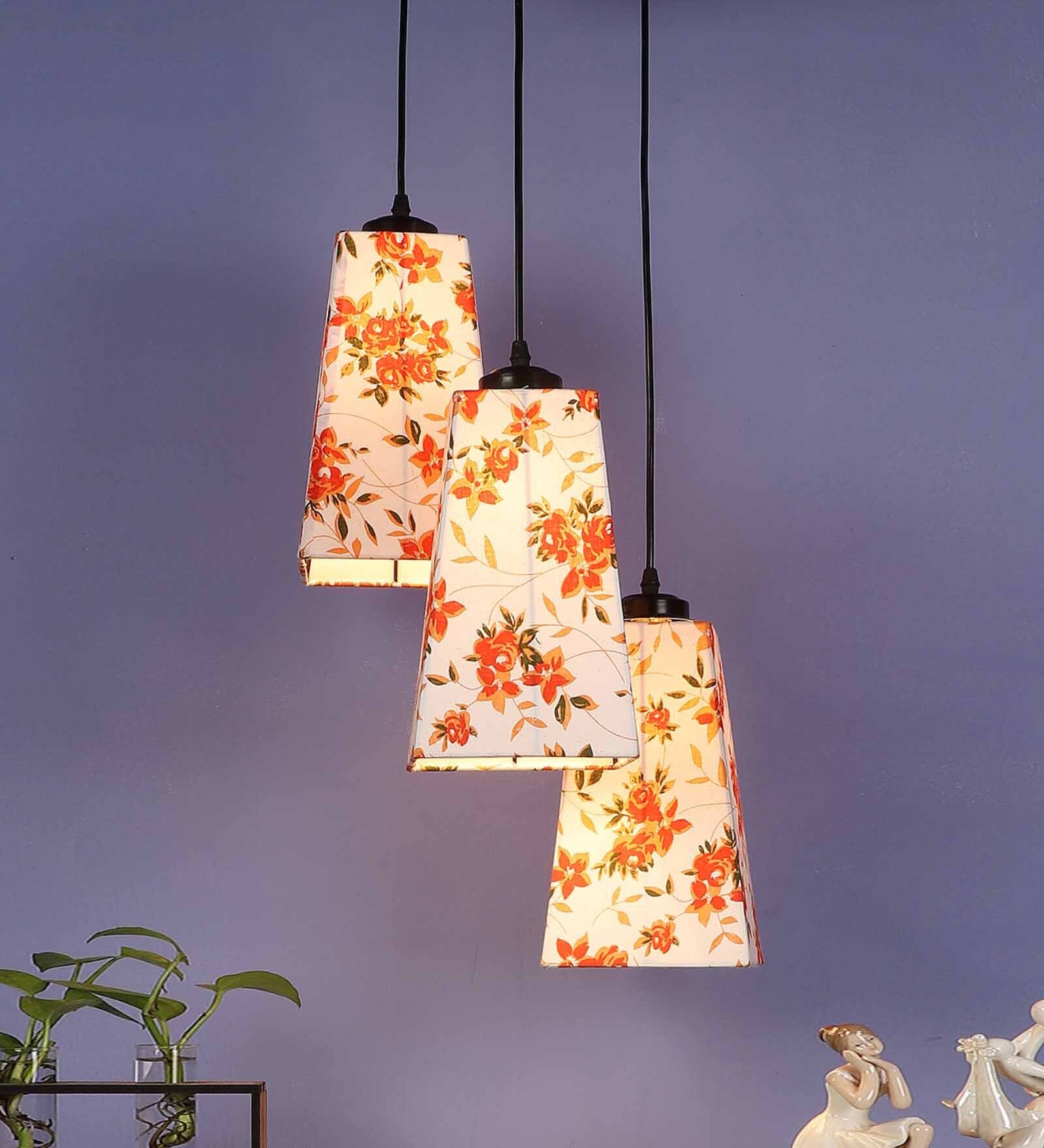 Buy Voris Multicolour Cloth Cluster Hanging Light at 51% OFF by New Era ...