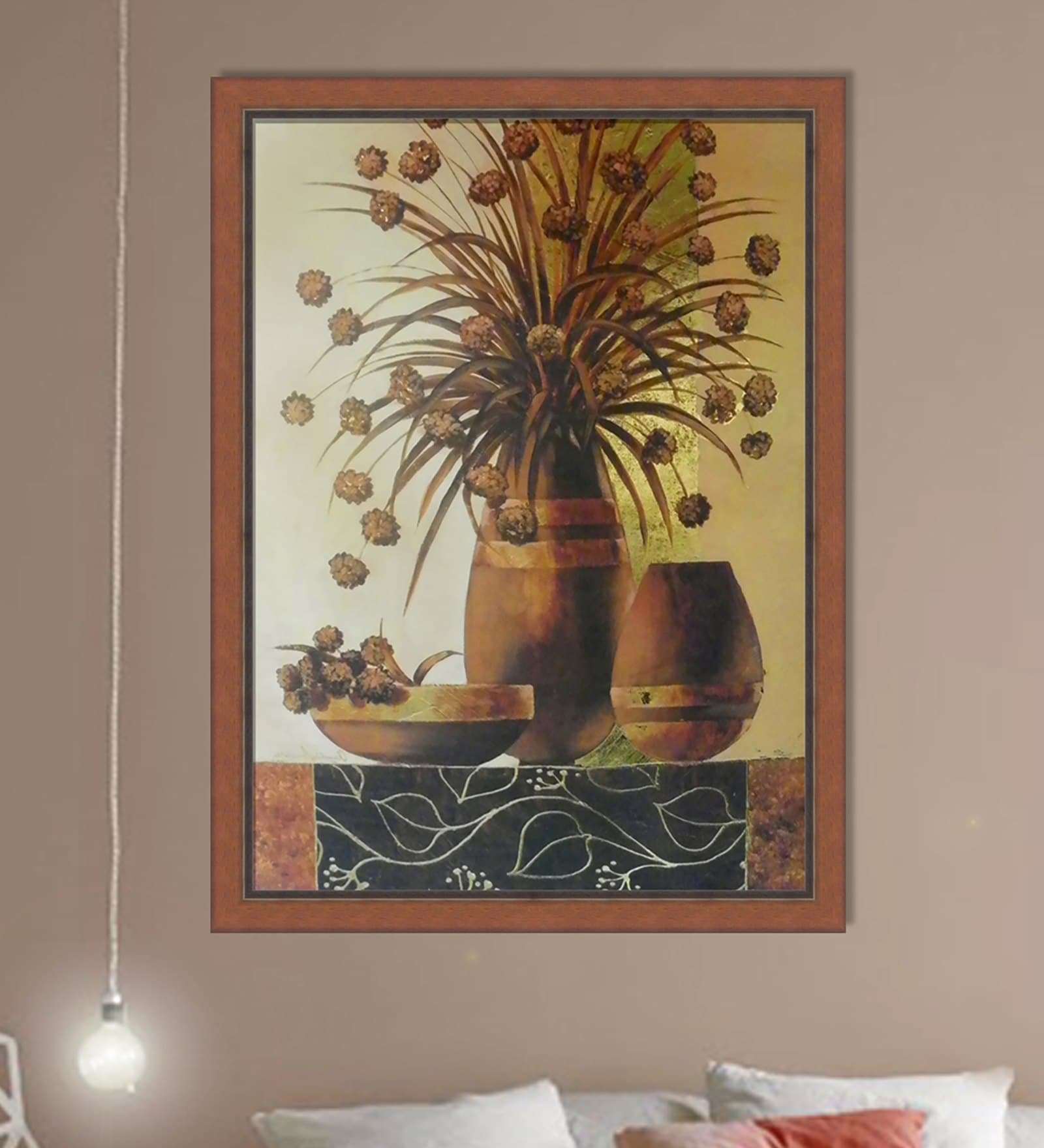 Buy Multicolour Mdf & Canvas 31 X 23 Inch Floral Wall Art at 26% OFF by ...