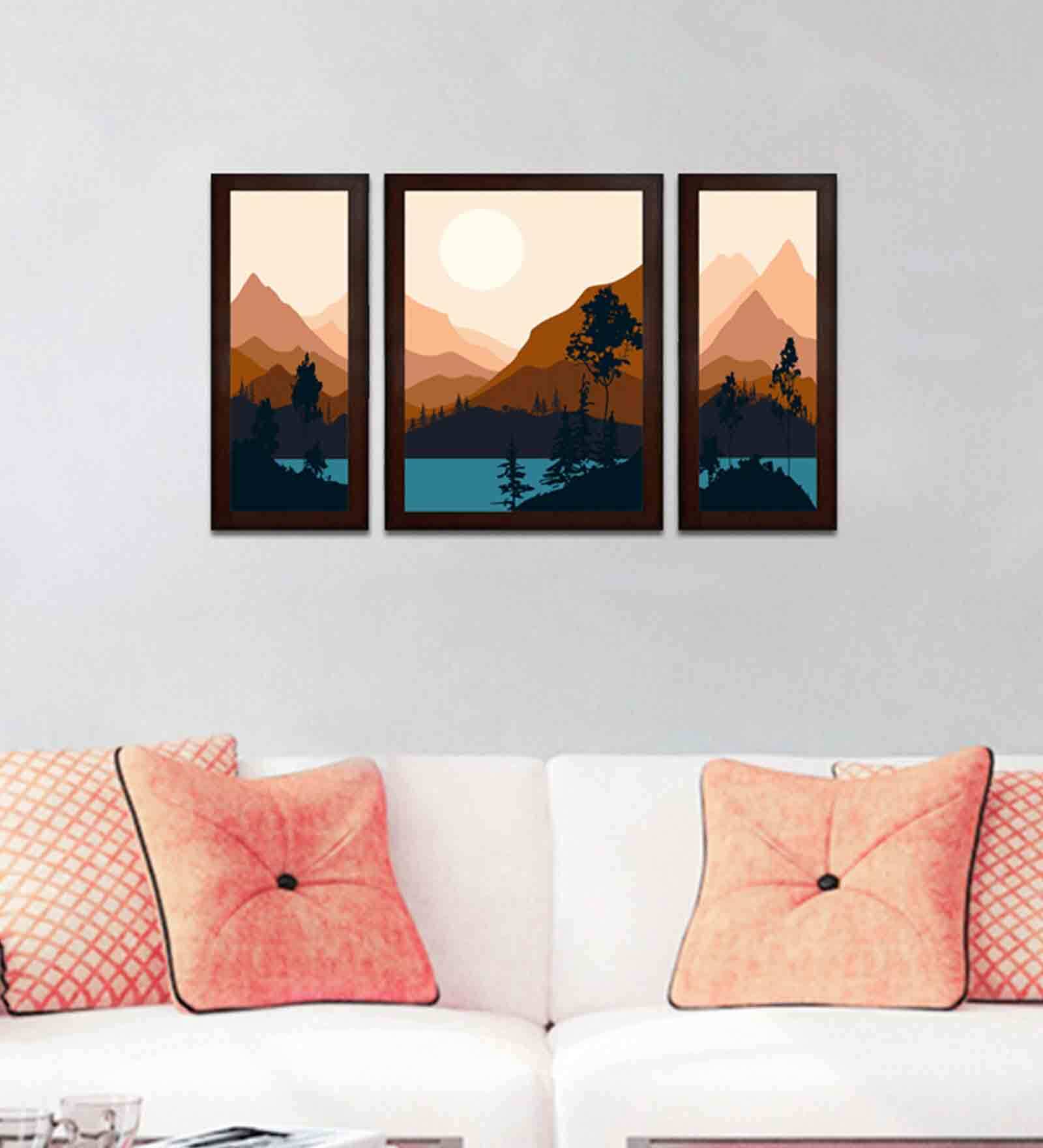 Buy Multicolour MDF Amazing Scenery Art Panels at 23% OFF by Wens ...