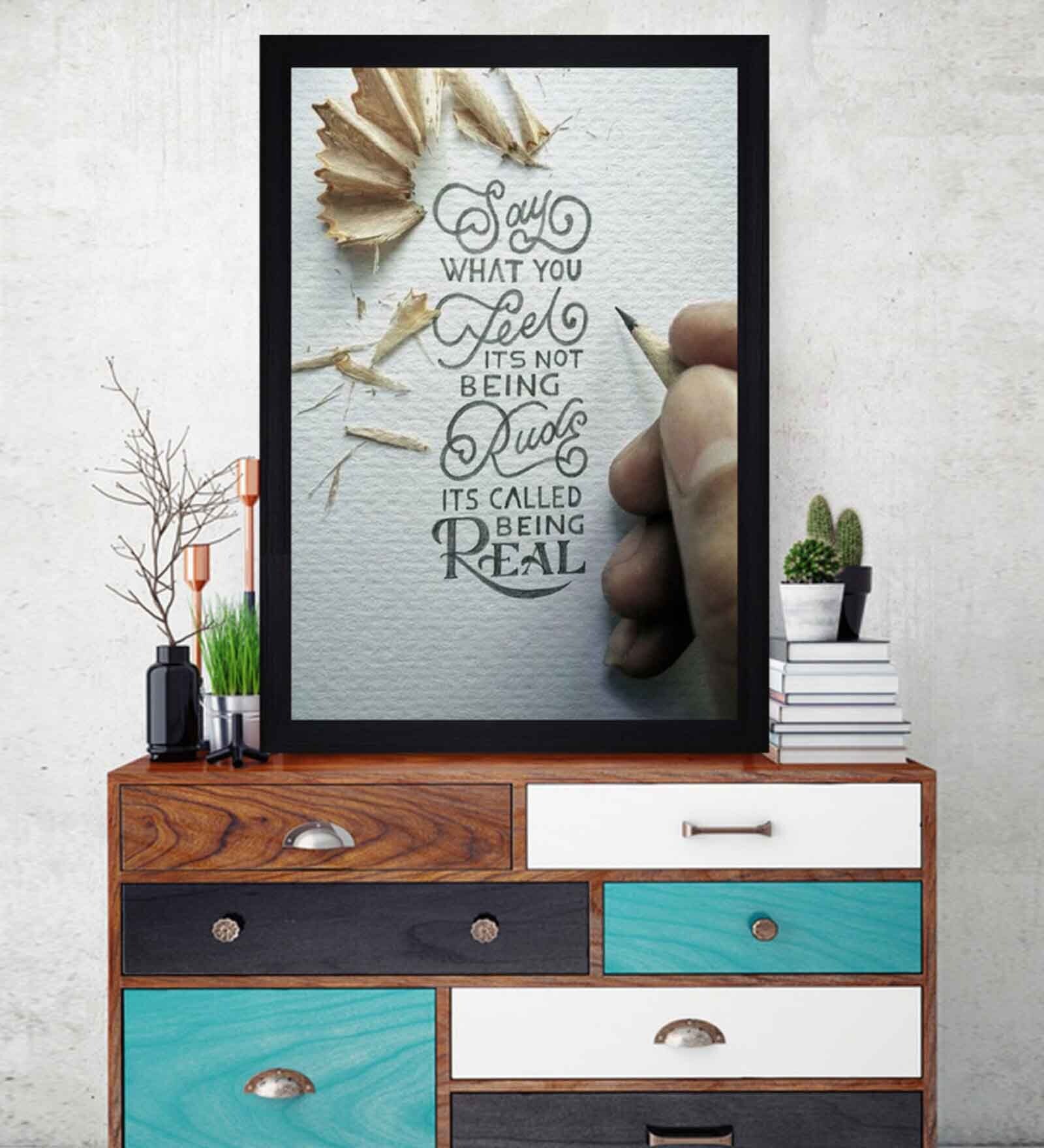 Buy Motivational Grey MDF Art Print at 33% OFF by Chaque Decor | Pepperfry