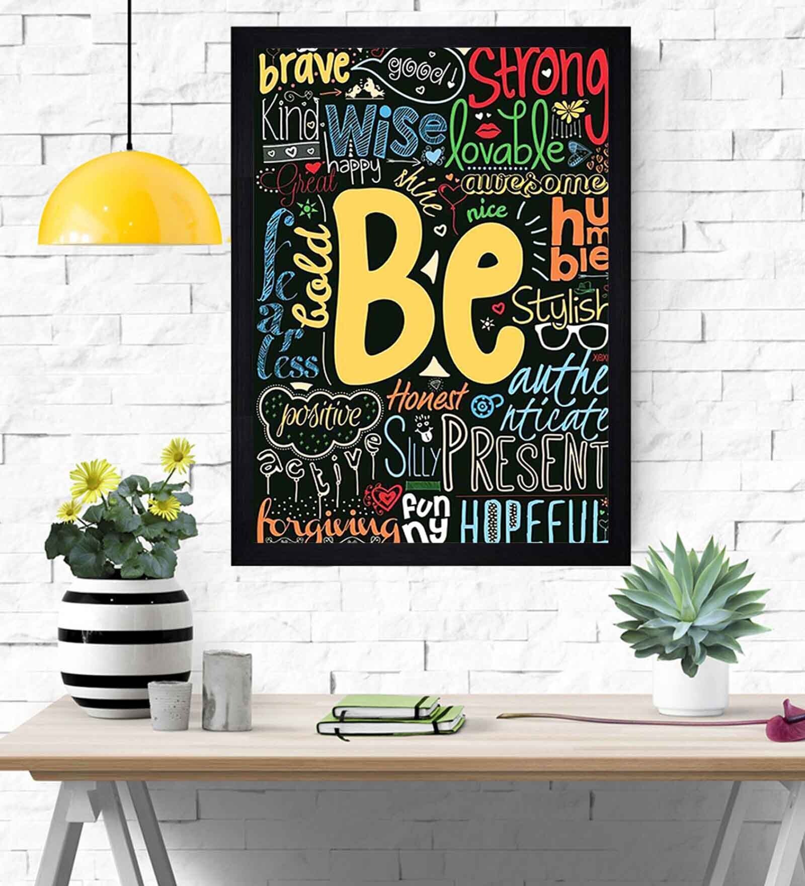Buy Be Everything Multicolour MDF Art Print at 21% OFF by Chaque Decor ...